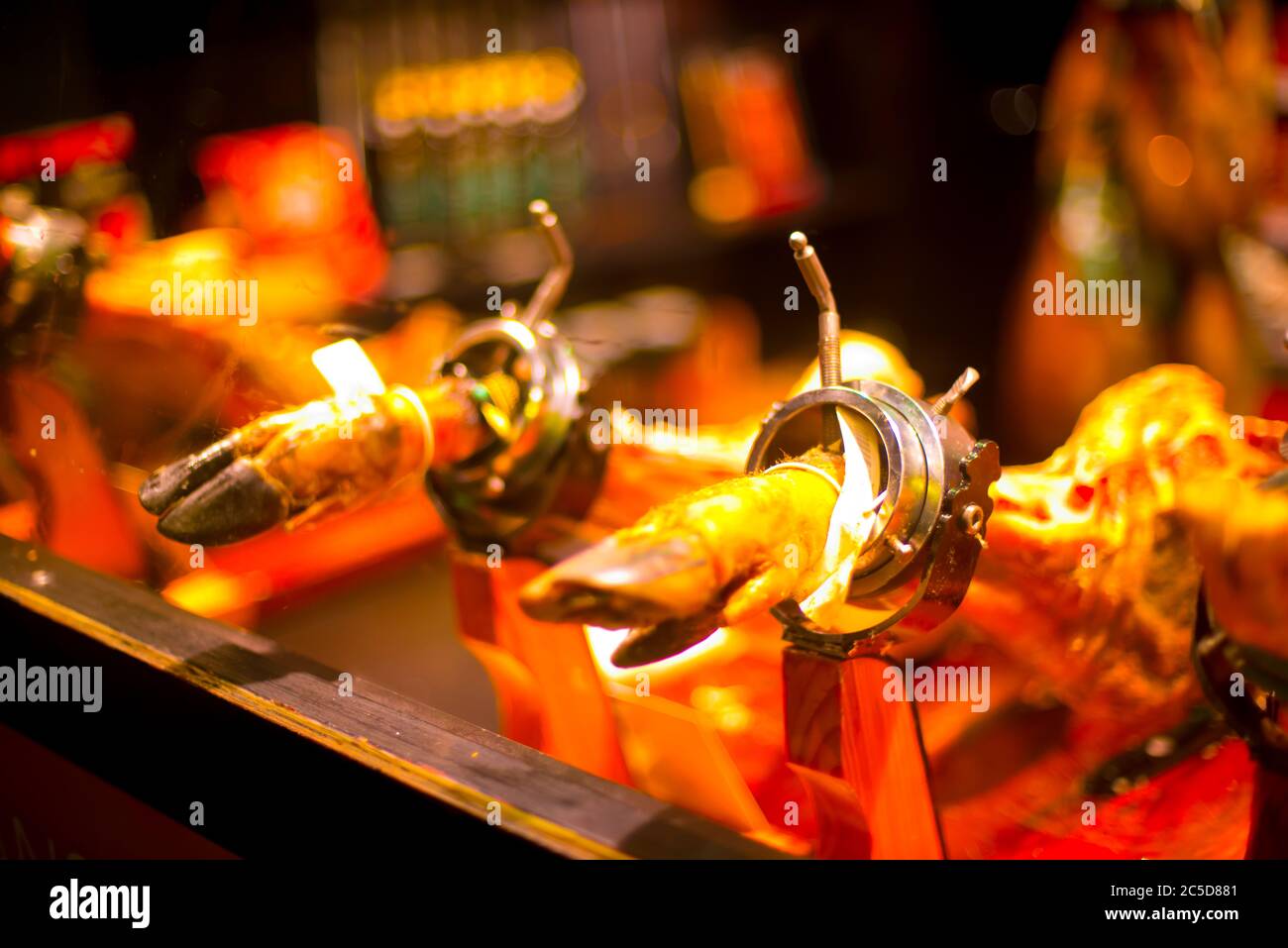 Els Enchants market located in Barcelona, Spain. Barcelona is full of ...