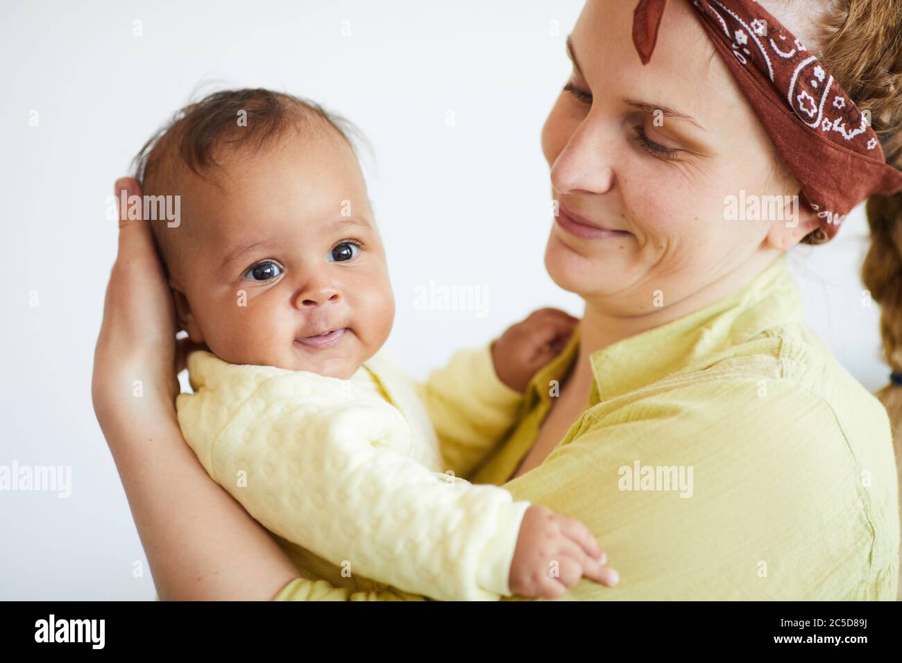 Woman admiring baby hi-res stock photography and images - Alamy