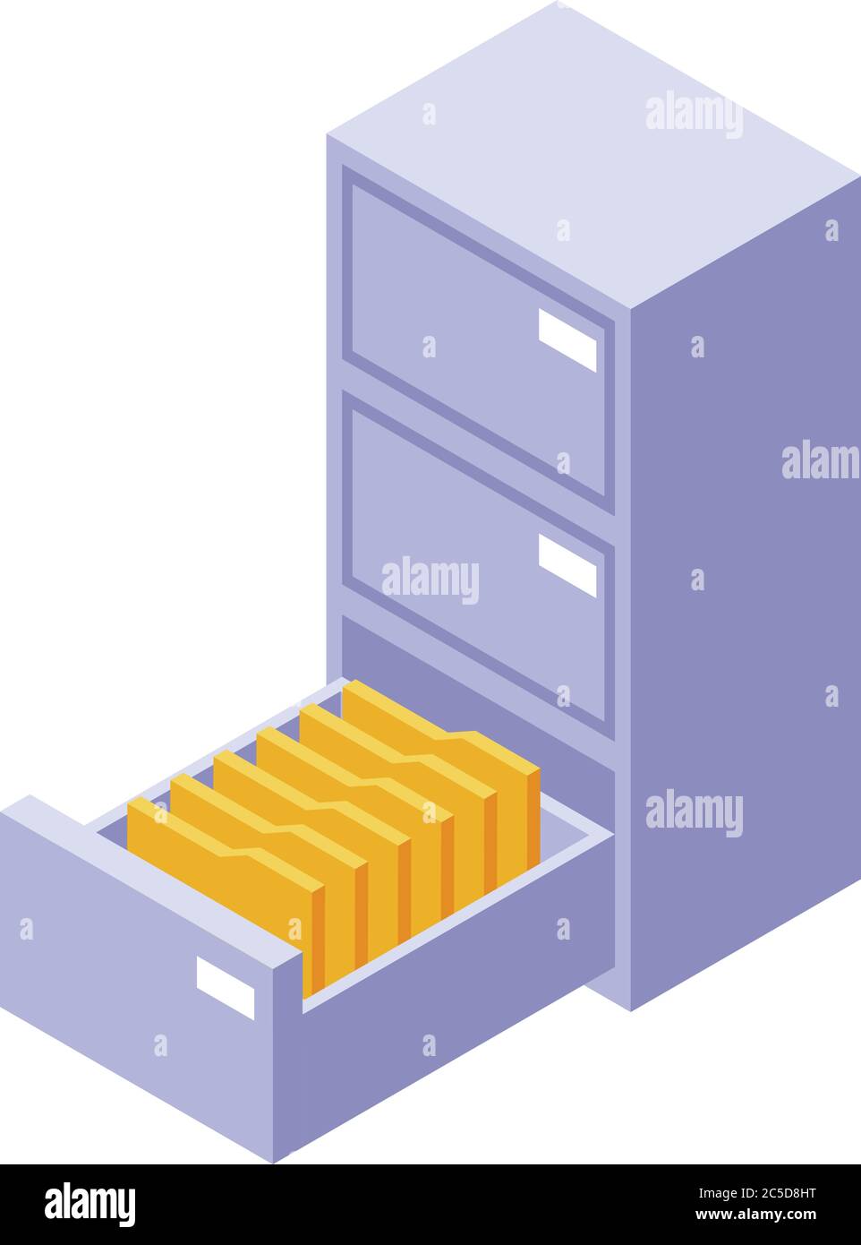 Storage folder icon, isometric style Stock Vector Image & Art - Alamy
