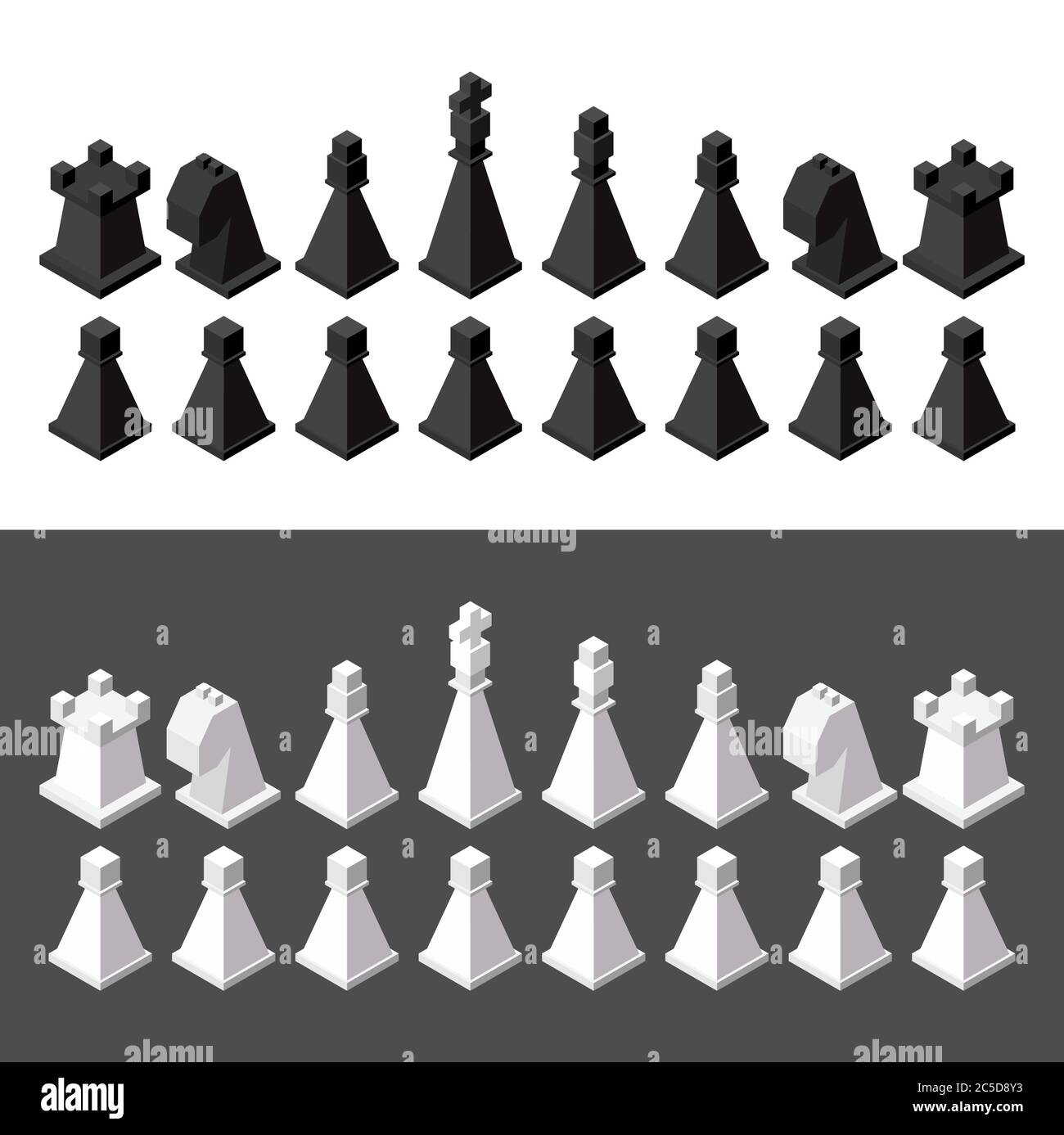 chess isometric. game isometric series Stock Vector Image & Art - Alamy