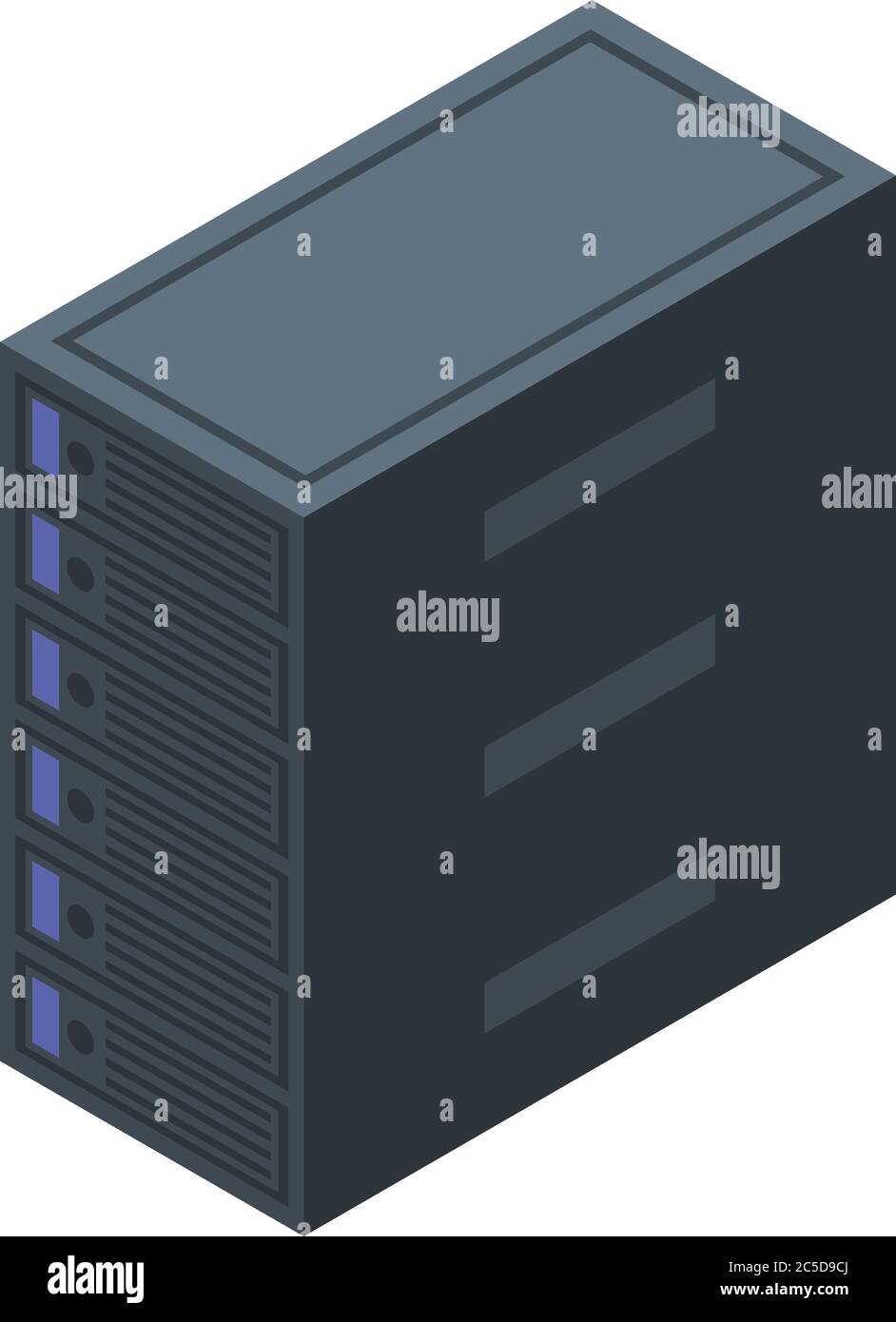 Computer storage icon, isometric style Stock Vector Image & Art - Alamy