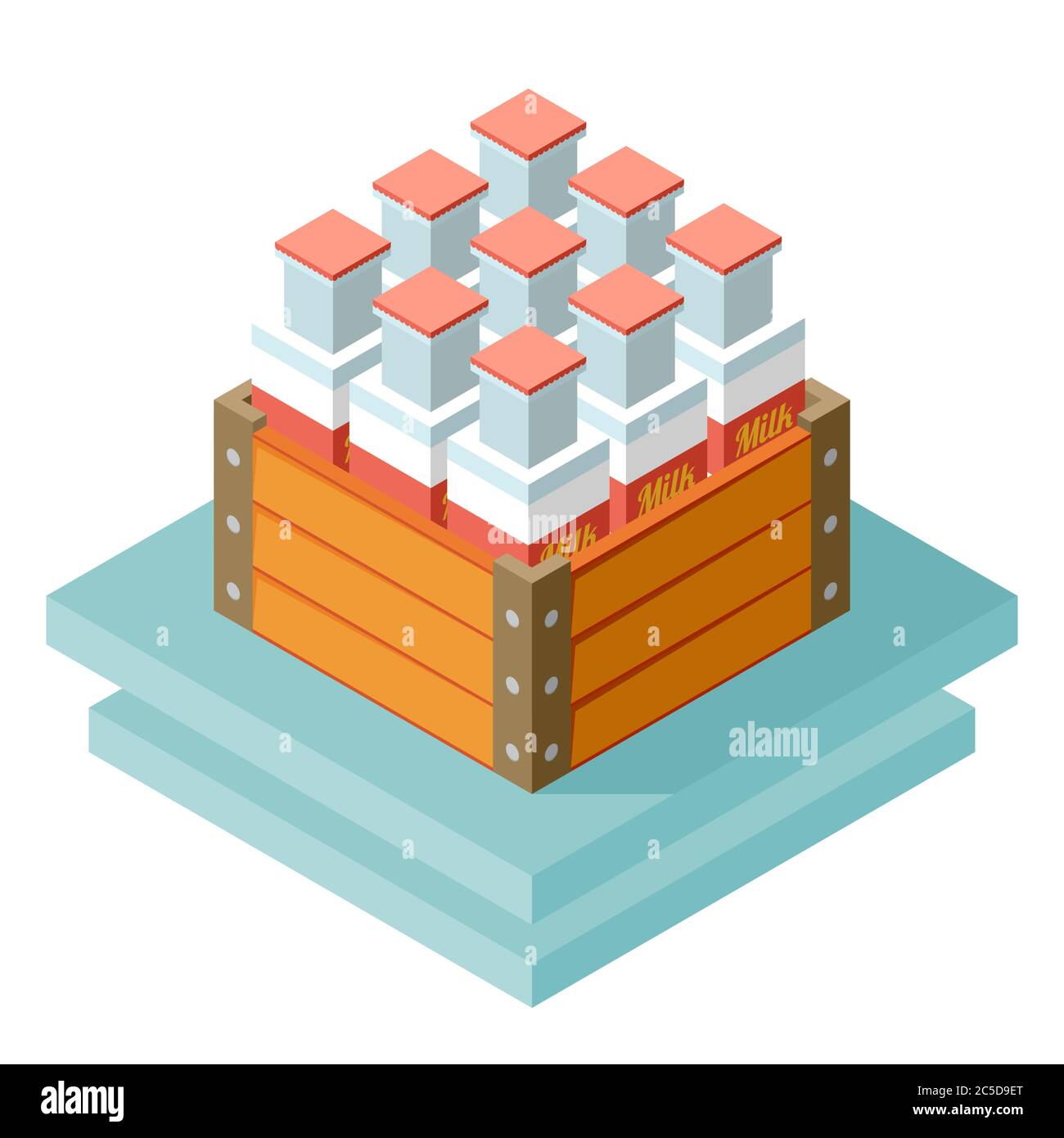 Square glass bottle flat Stock Vector Images - Alamy