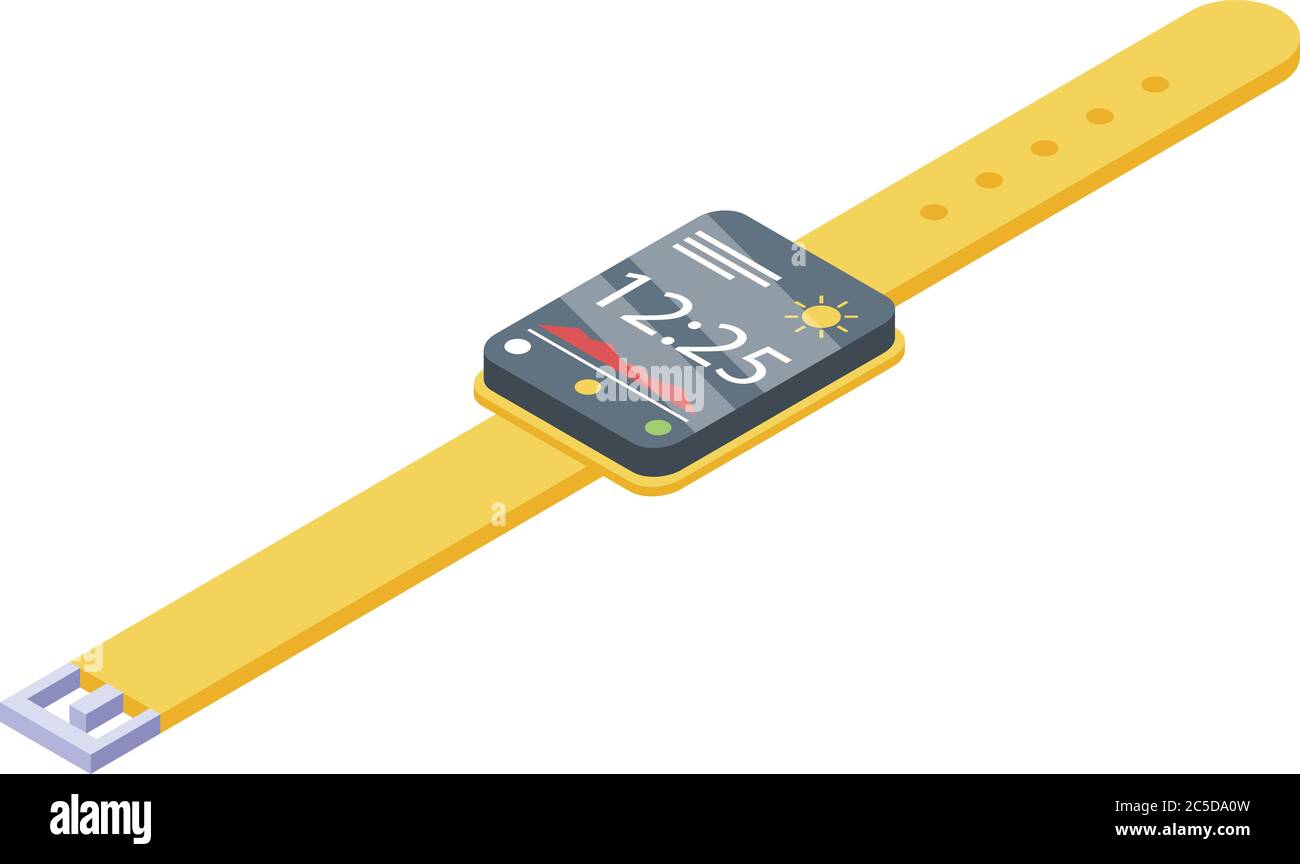 Storage smartwatch info icon, isometric style Stock Vector Image & Art ...