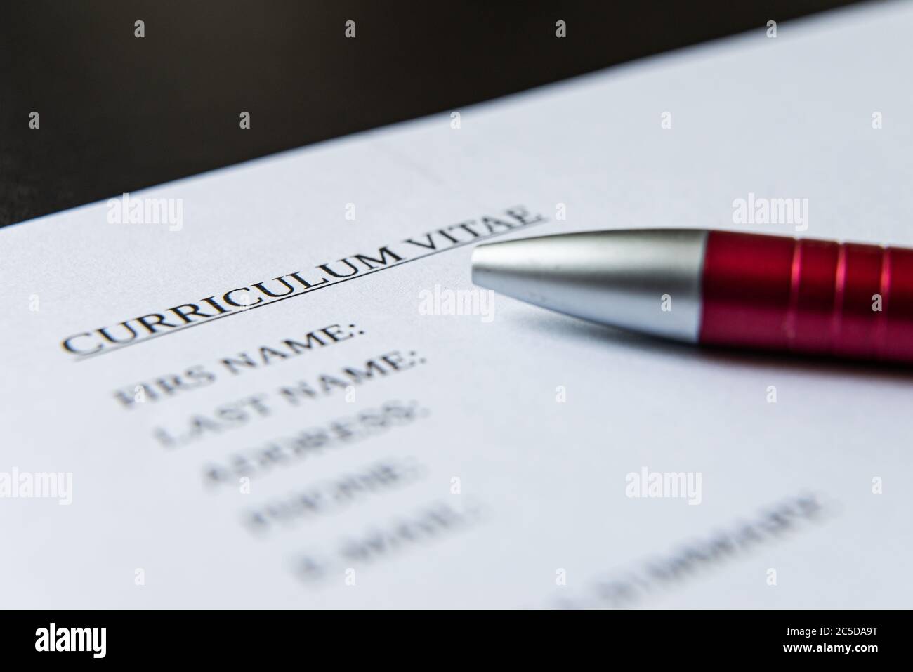 Curriculum writing hi-res stock photography and images - Alamy