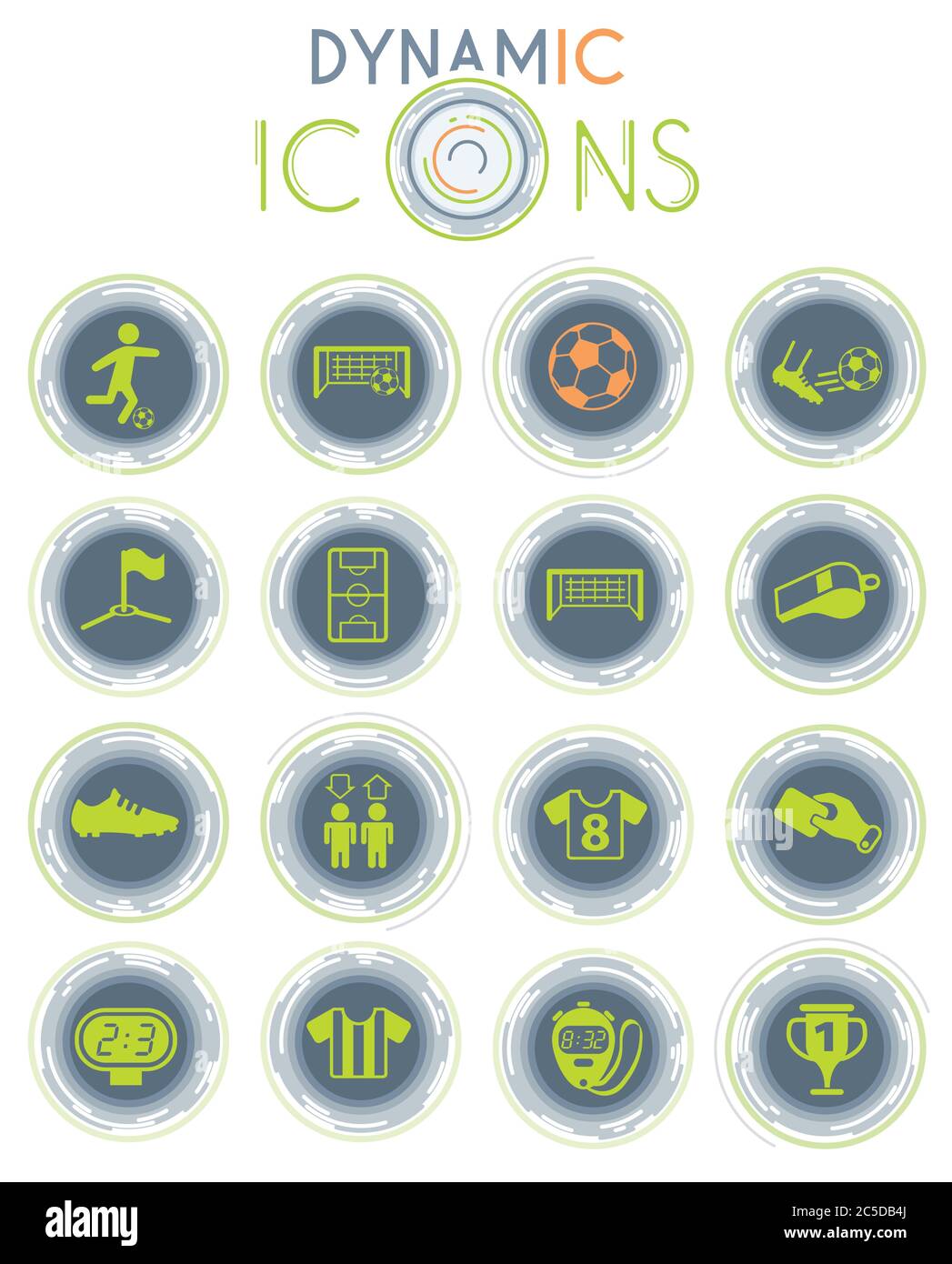 football icon set Stock Vector Image & Art - Alamy