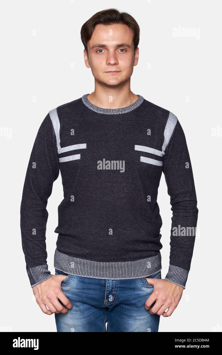 Man wearing sweater hi-res stock photography and images - Alamy