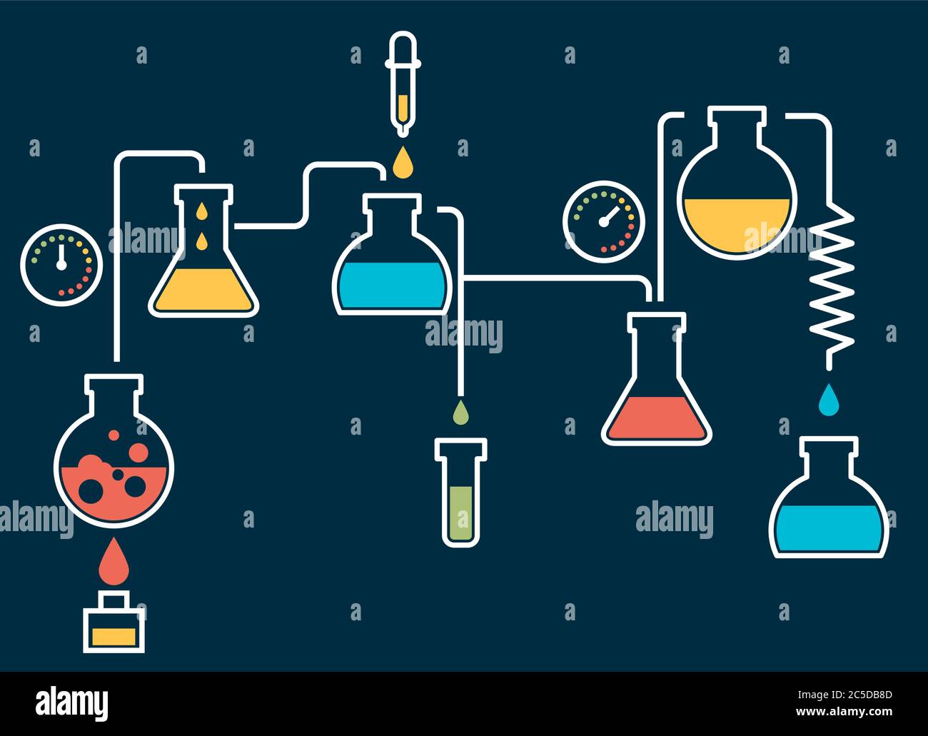 Pathology lab Stock Vector Images - Alamy
