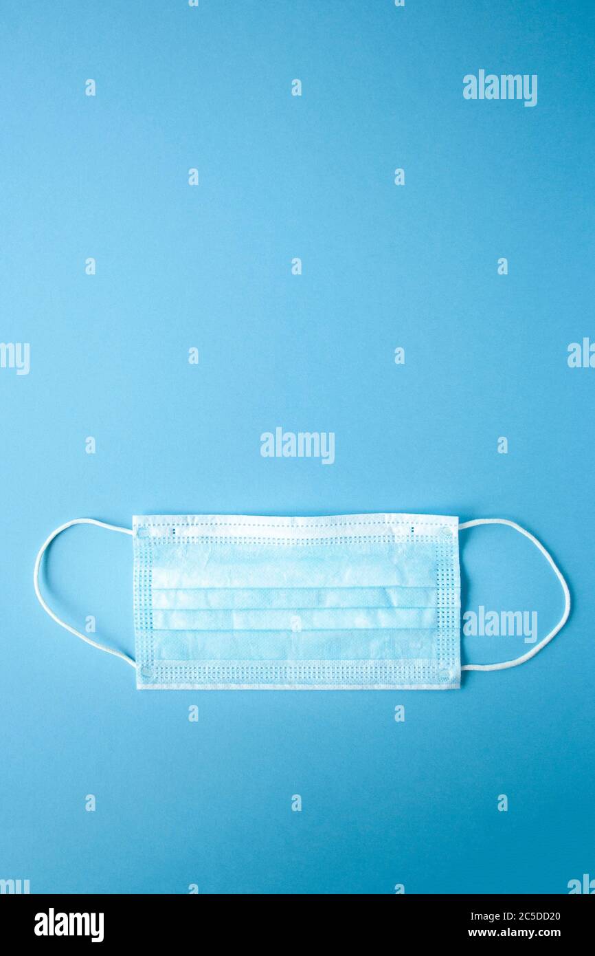 Disposable medical mask against bacteria Stock Photo - Alamy