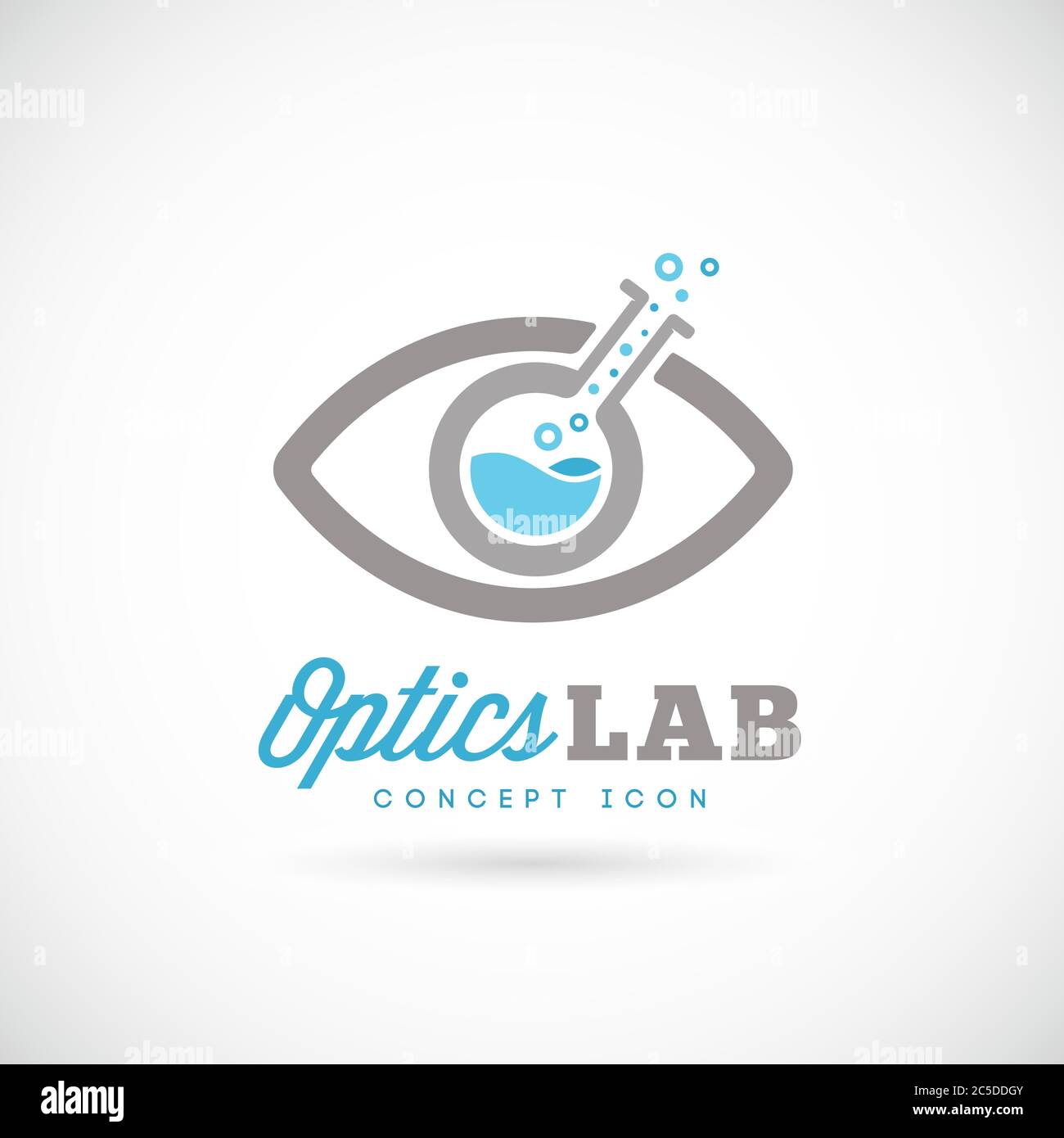 Optic laboratory abstract vector concept symbol icon Stock Vector Image ...