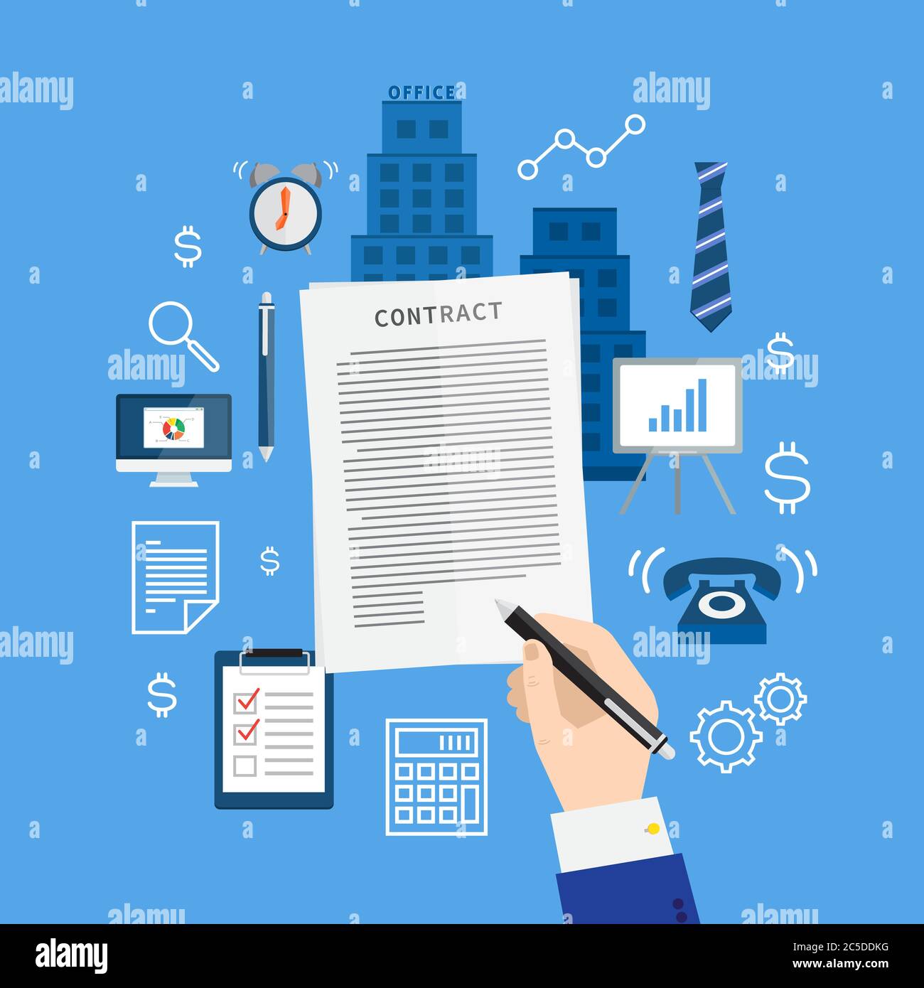 Ceo concept business Stock Vector Images - Alamy