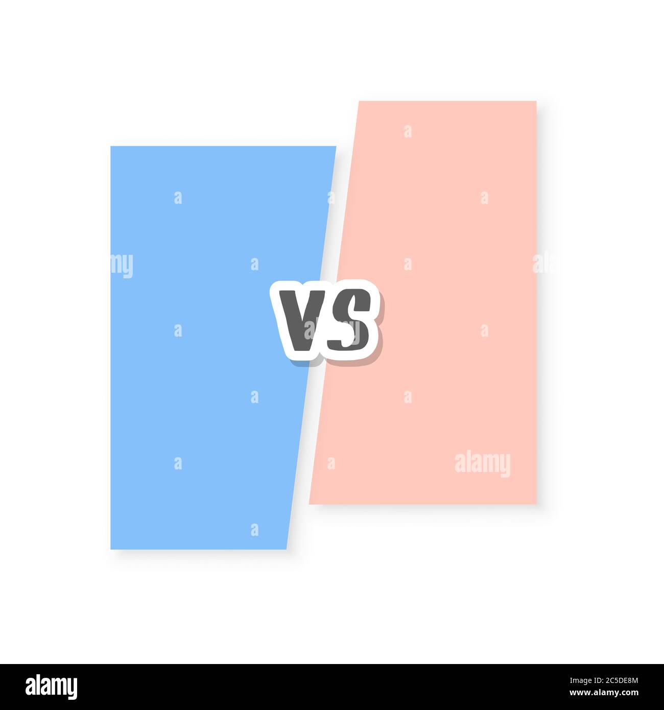 Versus sign with copy space. VS screen. Decorative battle cover with ...