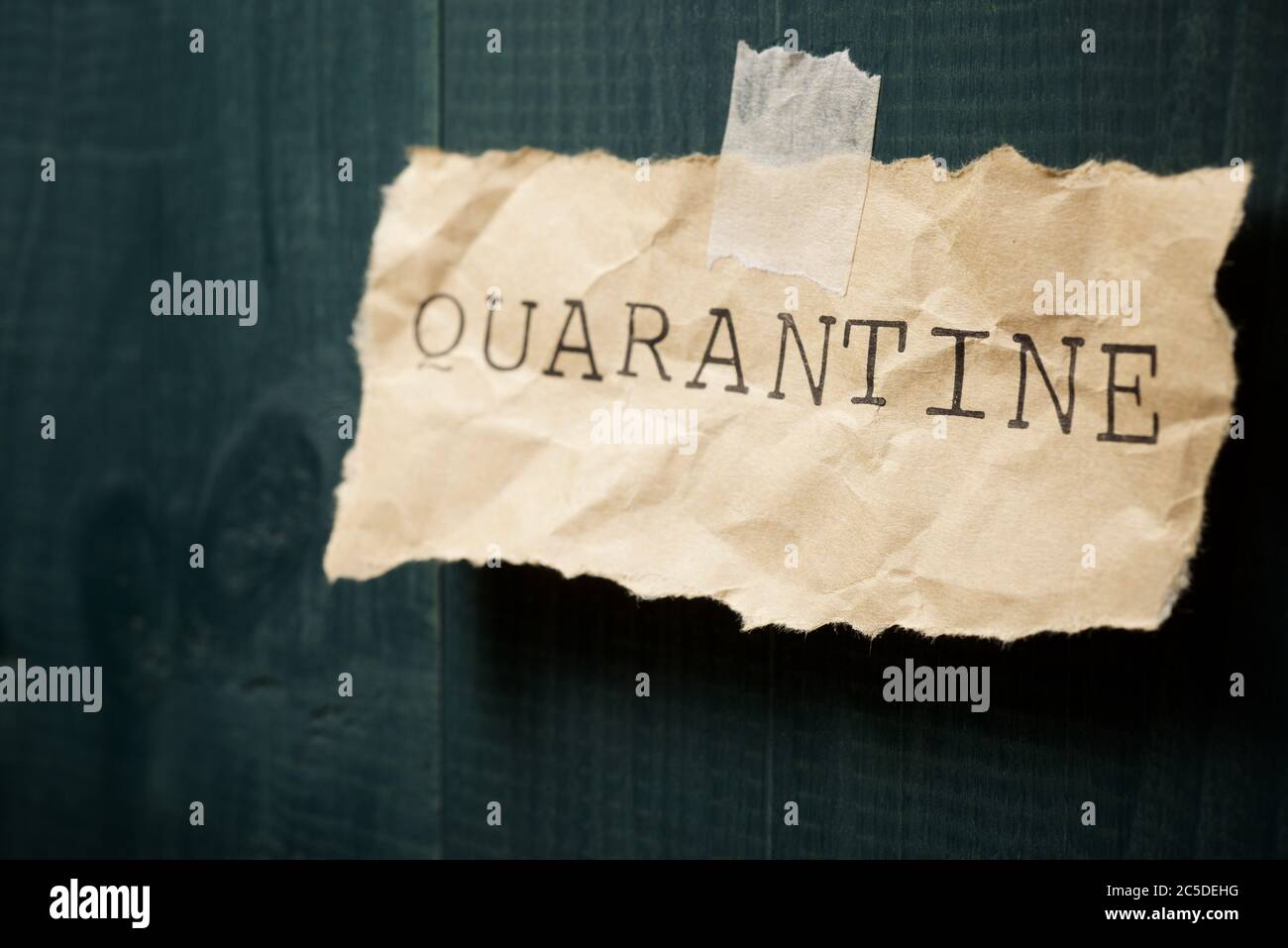 Quarantine sign stamp on hi-res stock photography and images - Alamy
