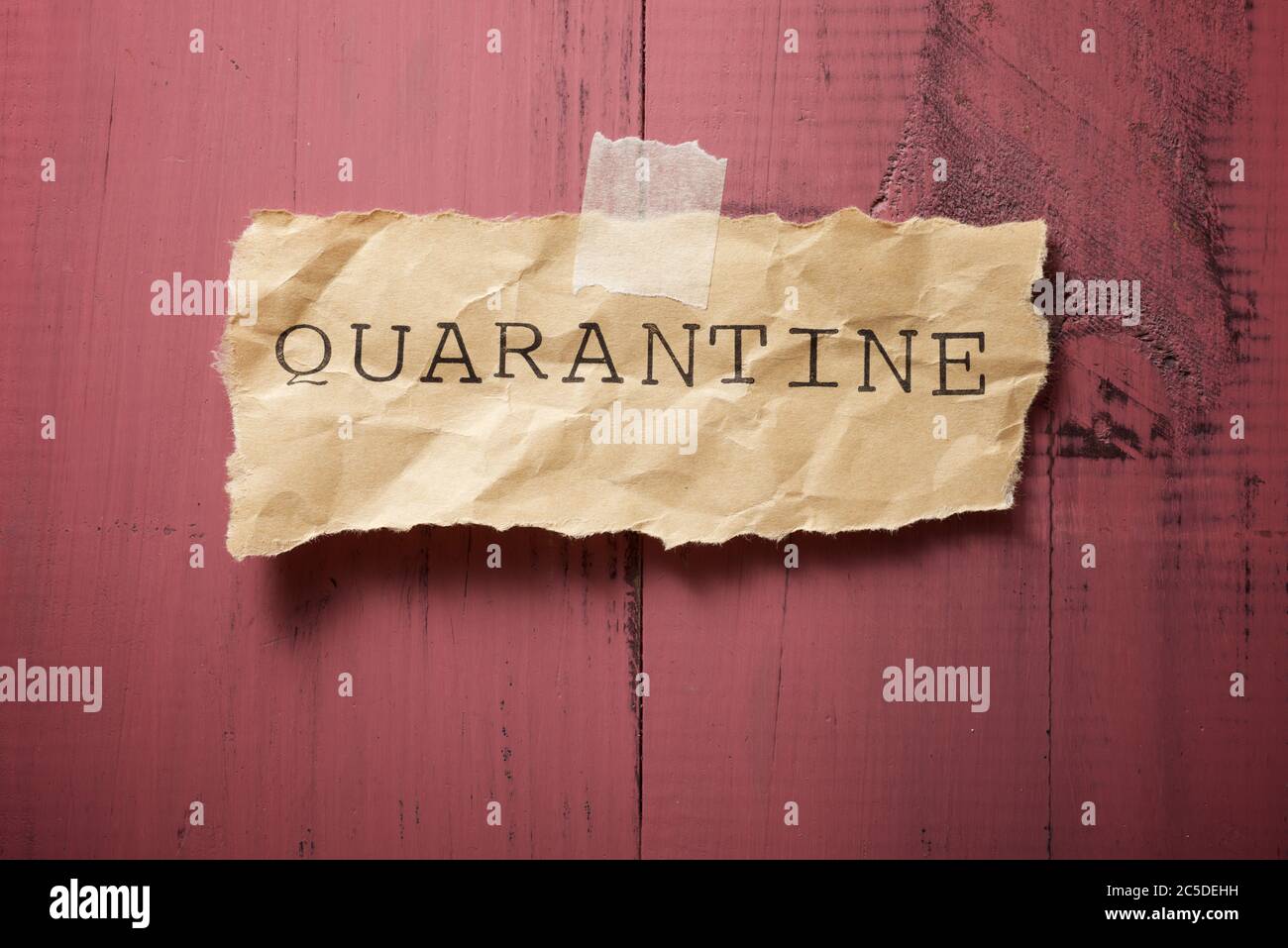 Quarantine sign stamp on hi-res stock photography and images - Alamy