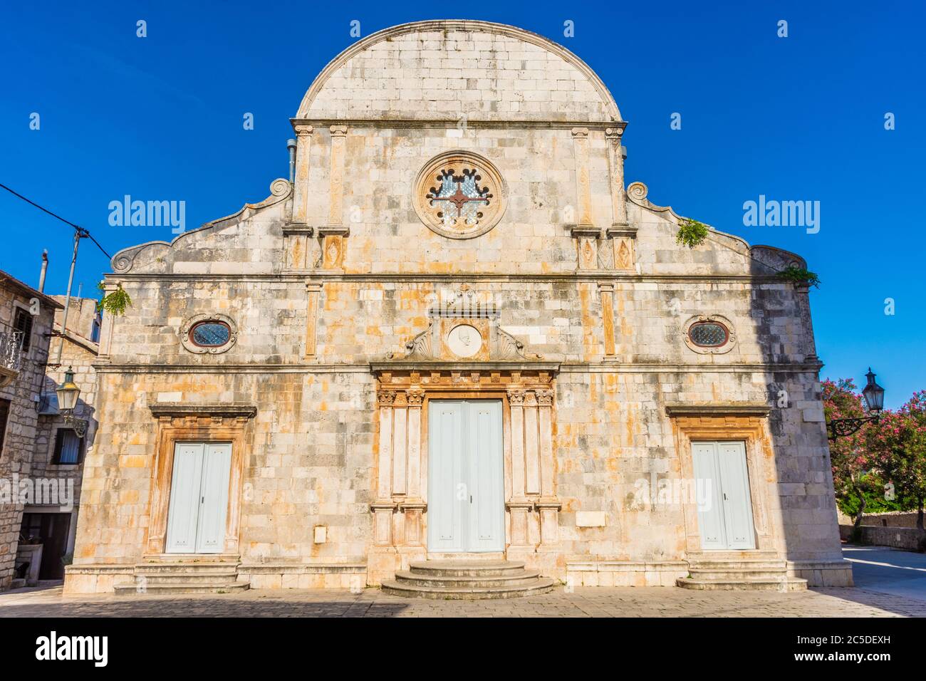 The church of Stari Grad, Hvar island, Croatia Stock Photo - Alamy