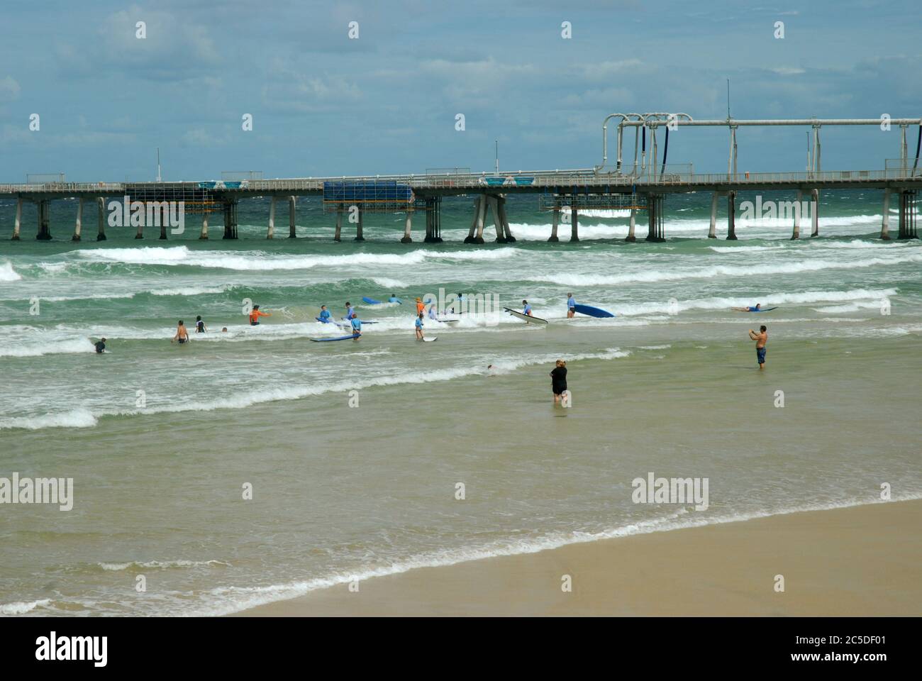 The Spit beach, Surfers Paradise, Gold Coast, Queensland, Australia ...