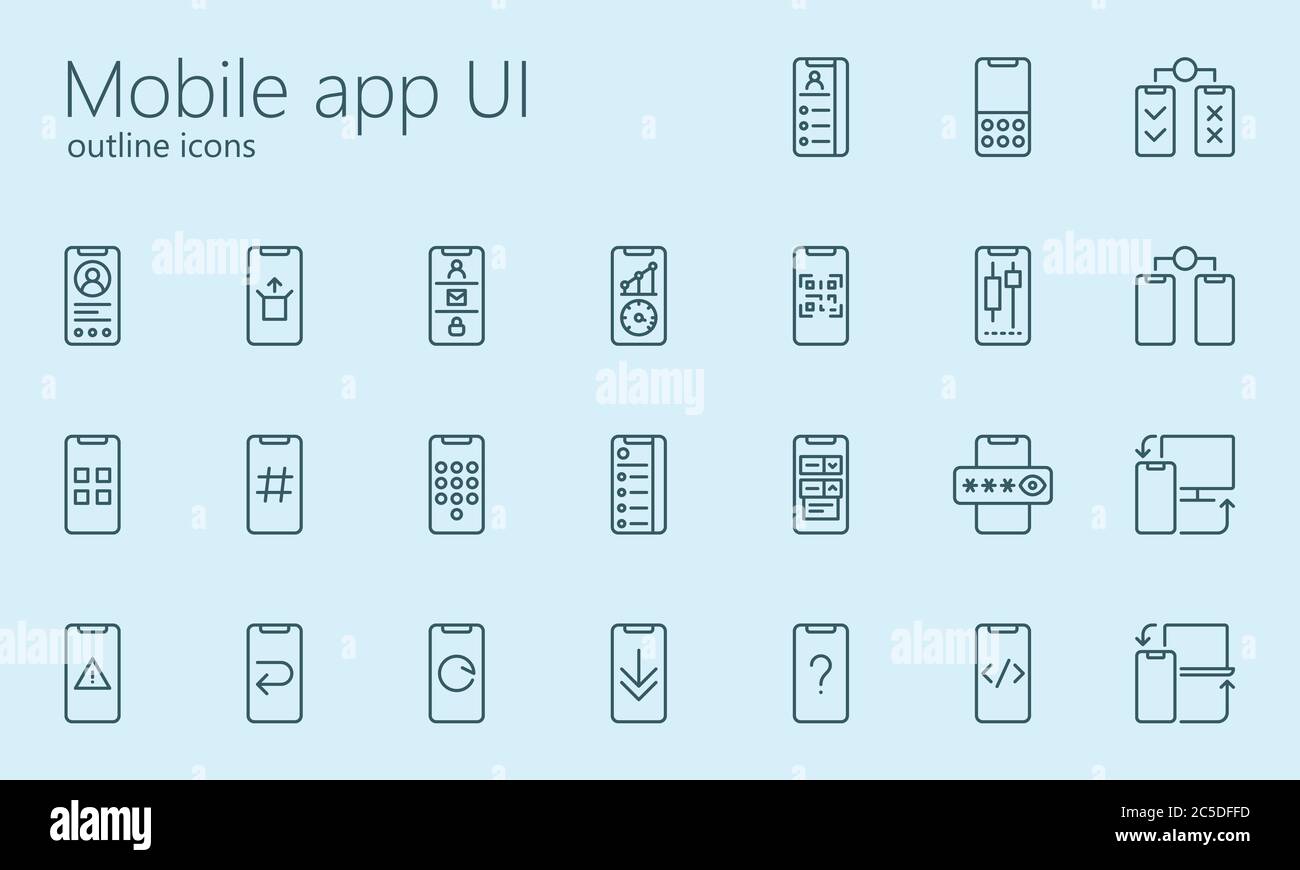 Account icon for mobile Stock Vector Images - Alamy