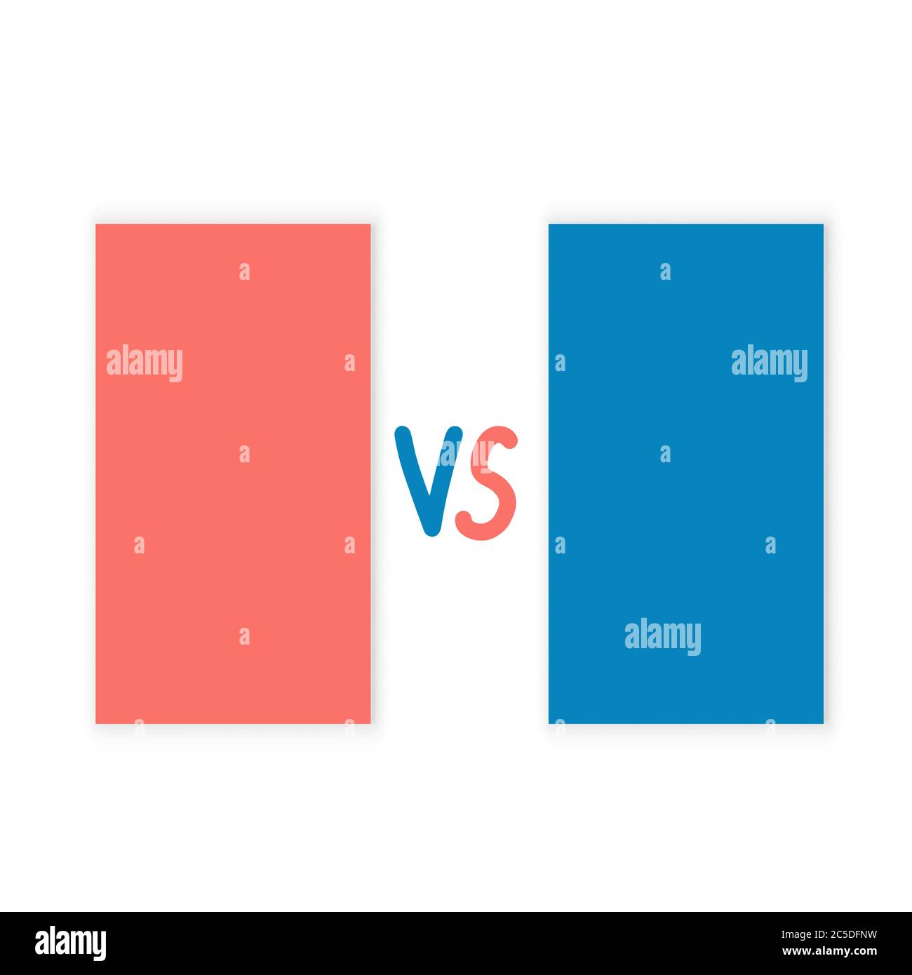 Versus sign with copy space. VS screen. Decorative battle cover with ...
