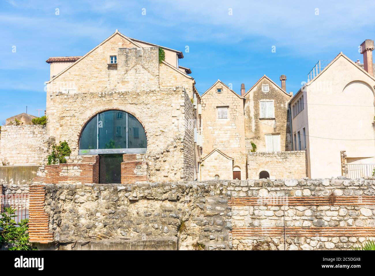 Ancient building in Split historic center, Croatia Stock Photo - Alamy