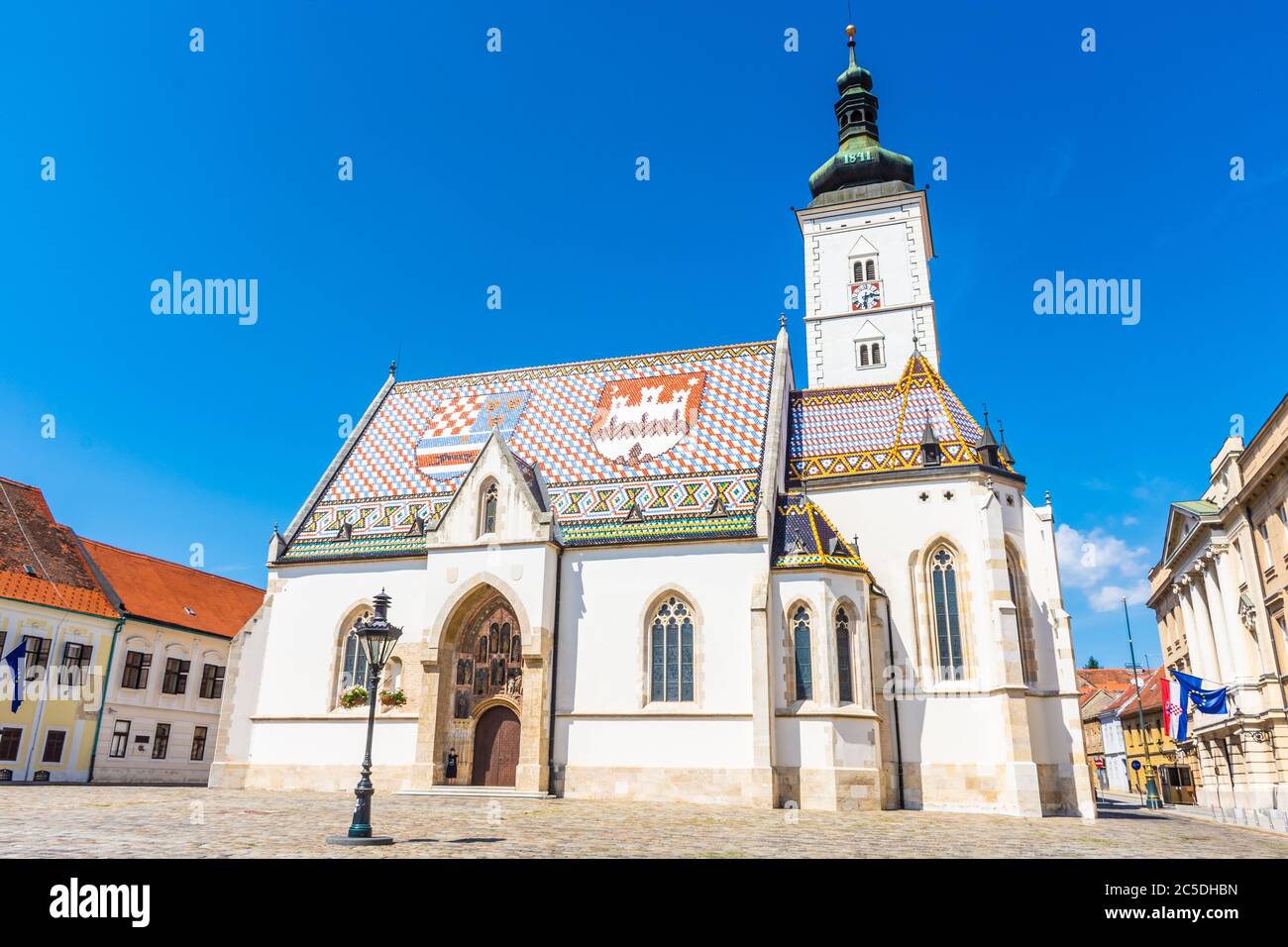 The St. Mark's Church, Zagreb, Croatia Stock Photo - Alamy
