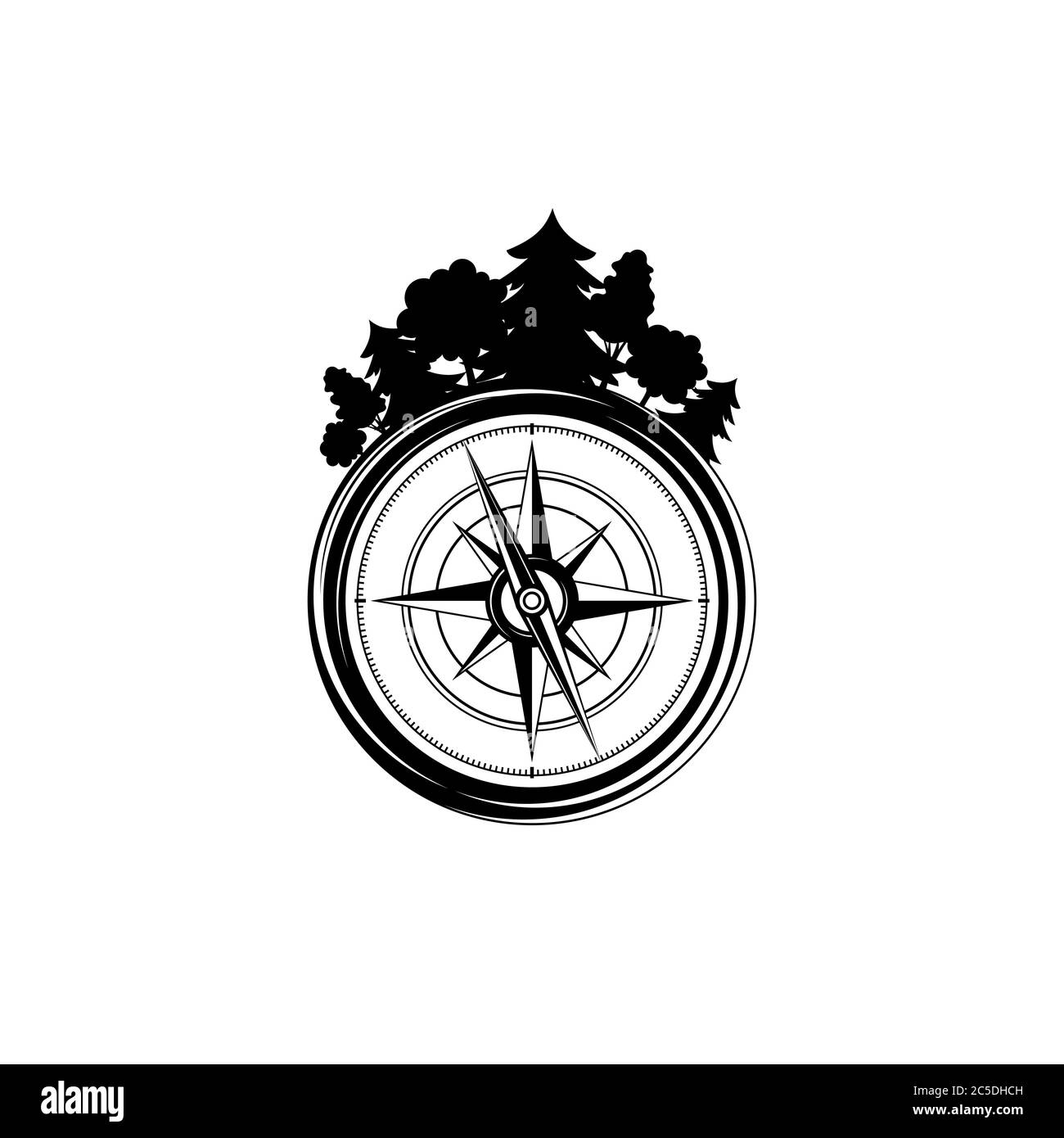 Hint of trees Stock Vector Images - Alamy