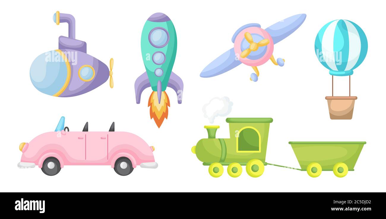 Kids Transportation Background