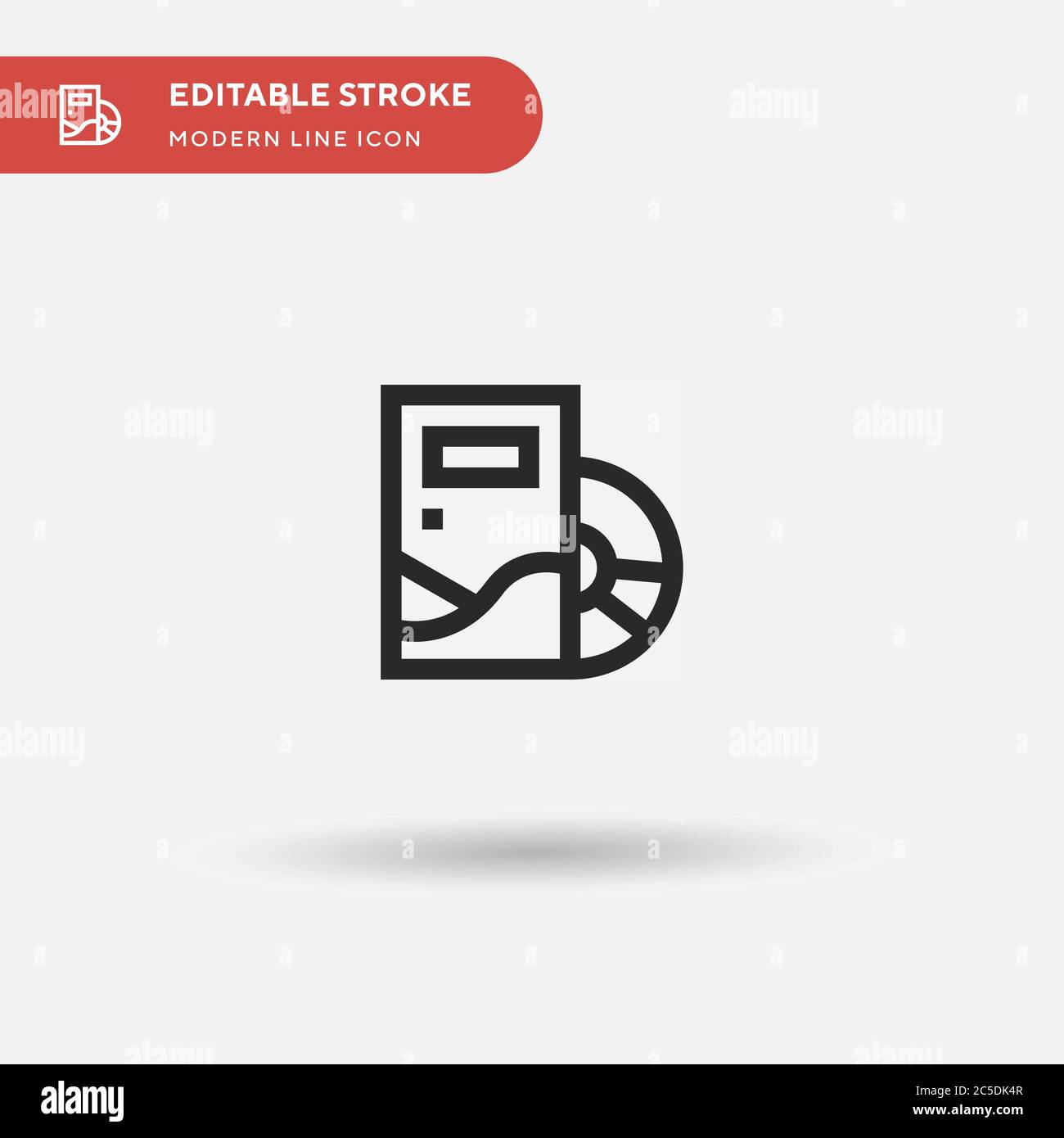 Dvd Simple vector icon. Illustration symbol design template for web ...