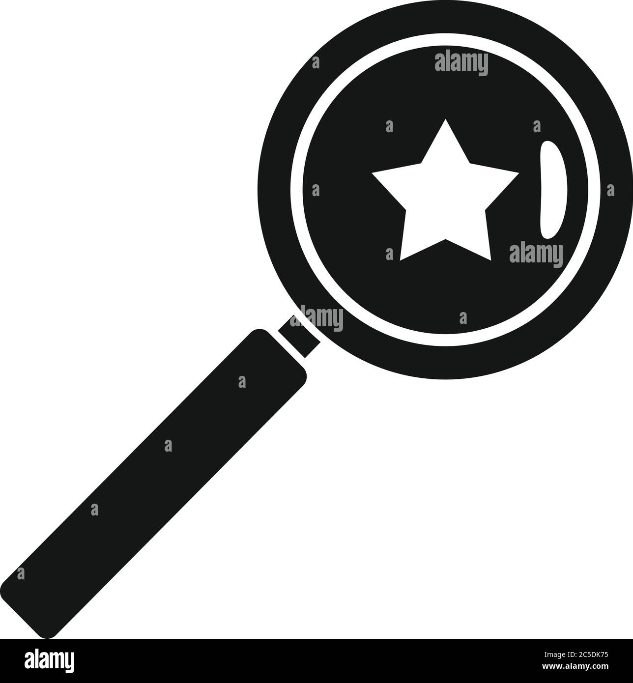 Video game magnifier icon. Simple illustration of video game magnifier ...