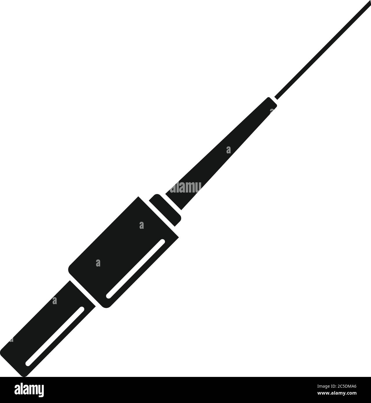 Piercing needle icon. Simple illustration of piercing needle vector ...