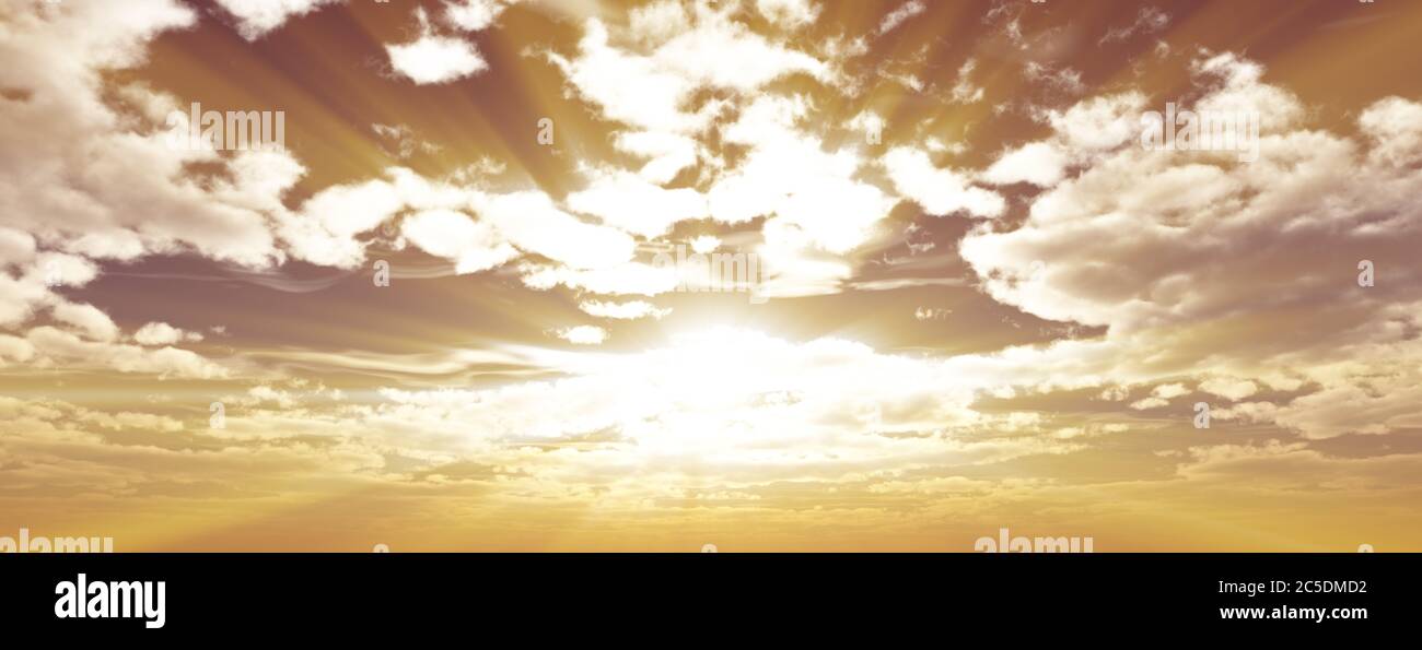 Sun Rays Through Clouds God