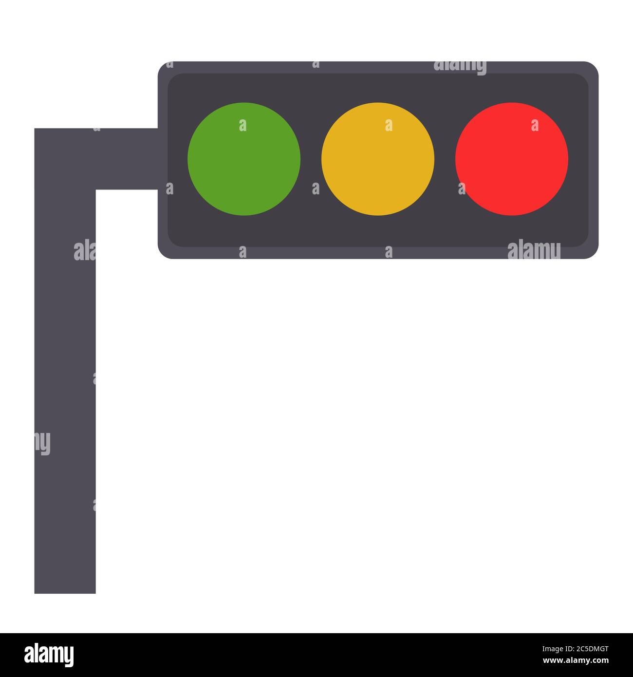 Traffic light. Flat icon. Vector illustration. For web Stock Vector ...
