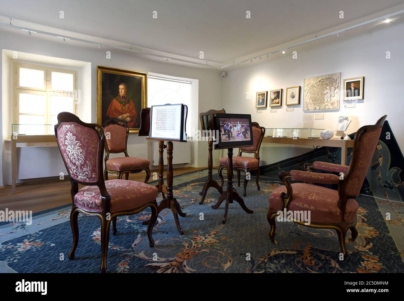 Vienna. 2nd July, 2020. Photo taken on July 2, 2020 shows the interior ...