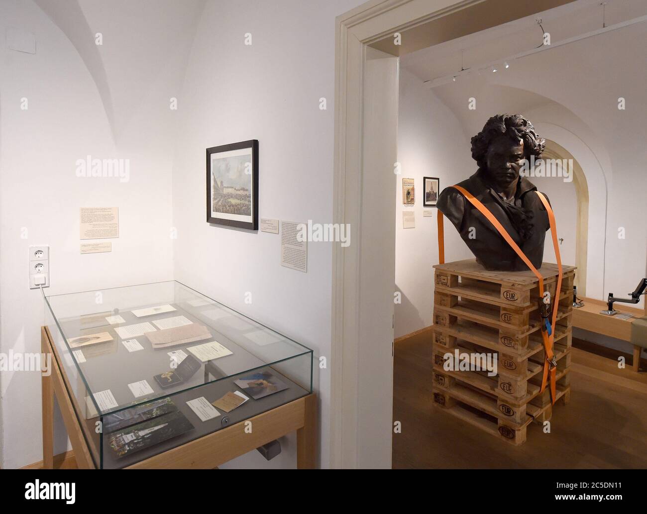 Vienna. 2nd July, 2020. Photo taken on July 2, 2020 shows the interior ...