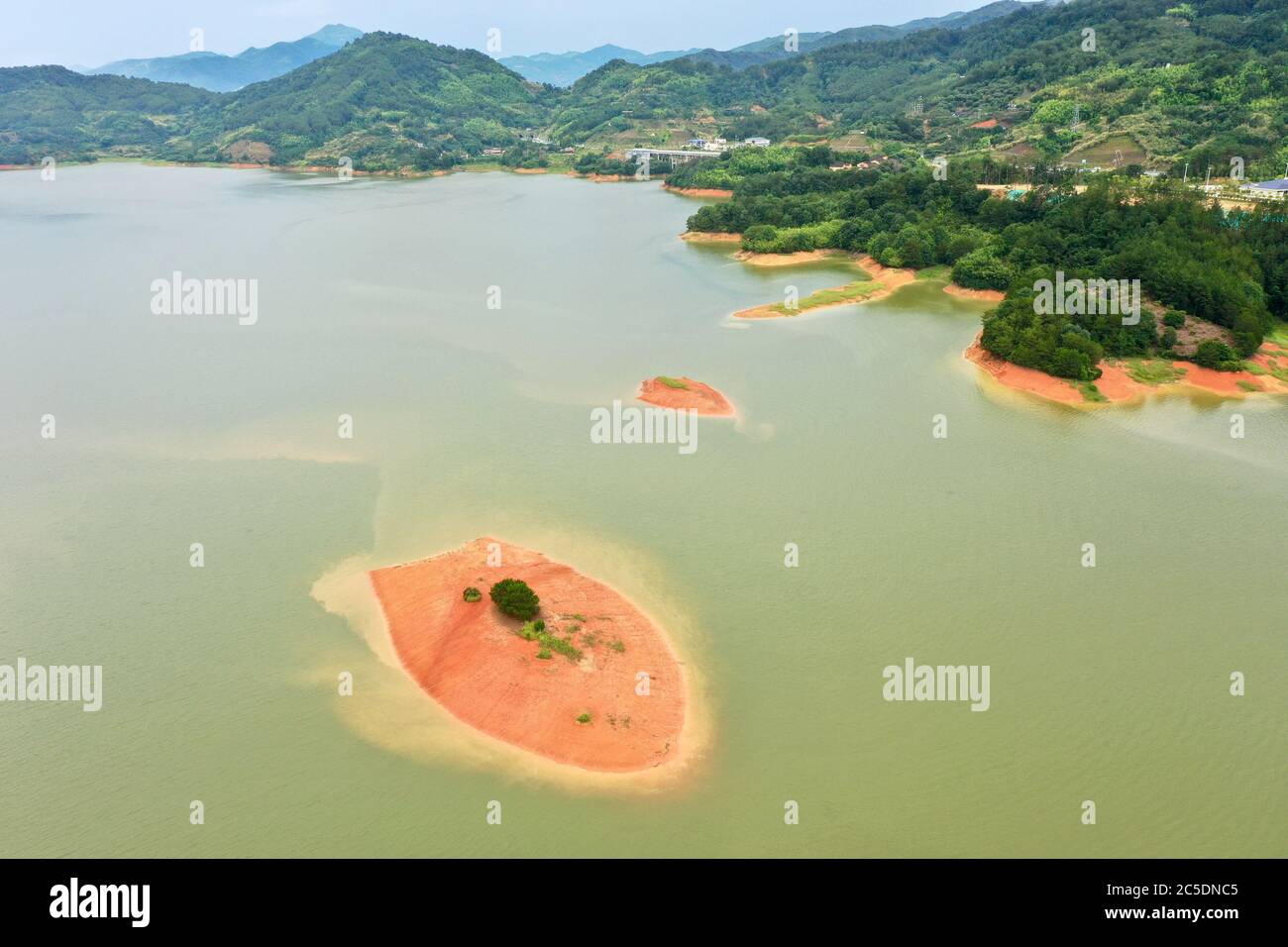 Gutian. 2nd July, 2020. Aerial photo taken on July 2, 2020 shows the ...