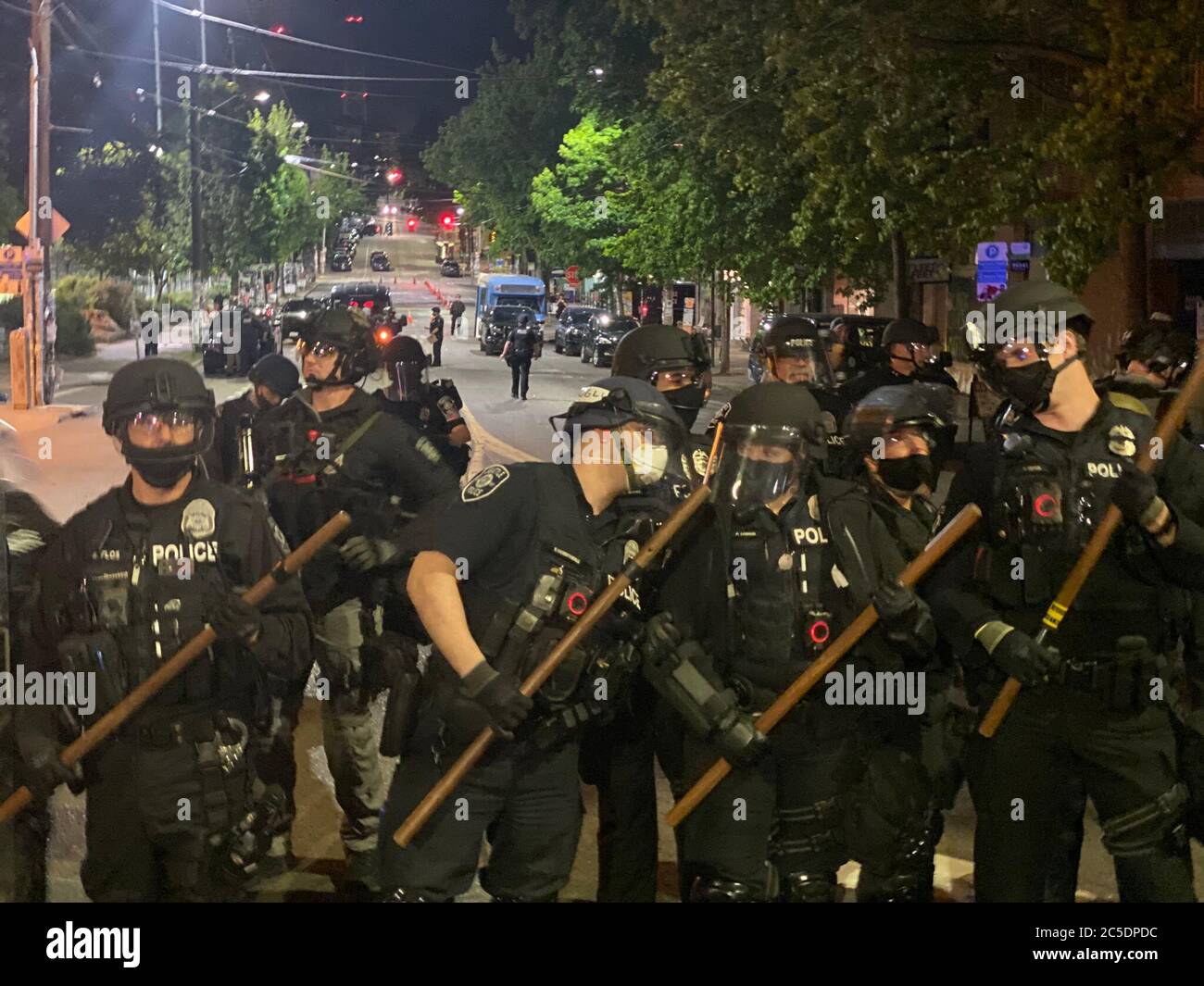 Seattle, Washington, USA. 2nd July, 2020. Mayhem and chaos in the CHAD ...