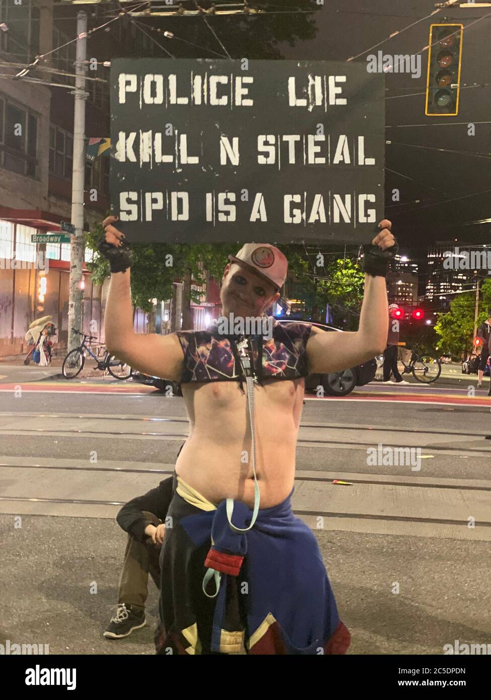 Seattle, Washington, USA. 2nd July, 2020. Mayhem and chaos in the CHAD ...