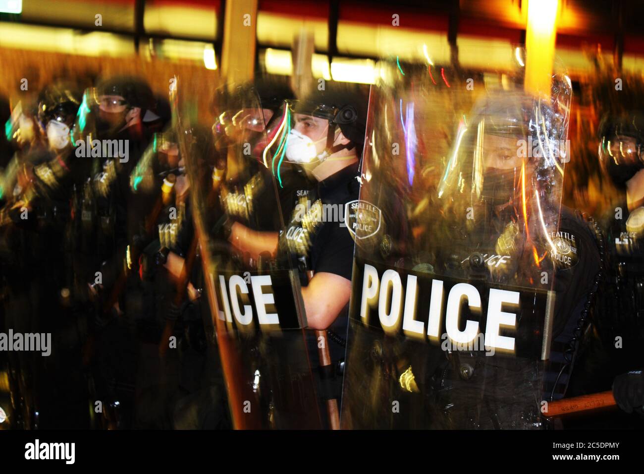 Seattle, Washington, USA. 2nd July, 2020. Mayhem and chaos in the CHAD ...