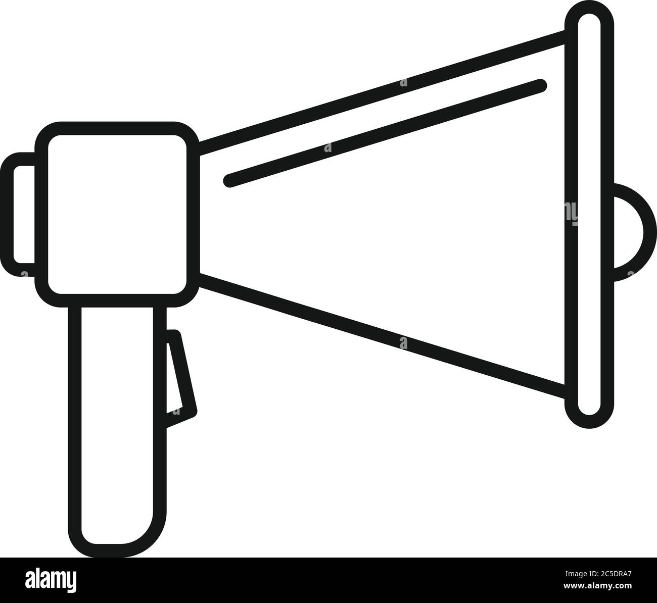Police megaphone icon. Outline police megaphone vector icon for web ... Police megaphone icon. Outline police megaphone vector icon for web ...