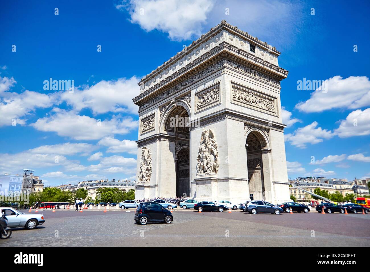 Elysees paris france arch hi-res stock photography and images - Alamy