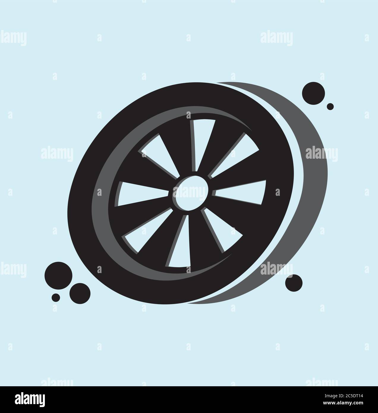 wheel icon. Vector Eps 10 Stock Vector Image & Art - Alamy