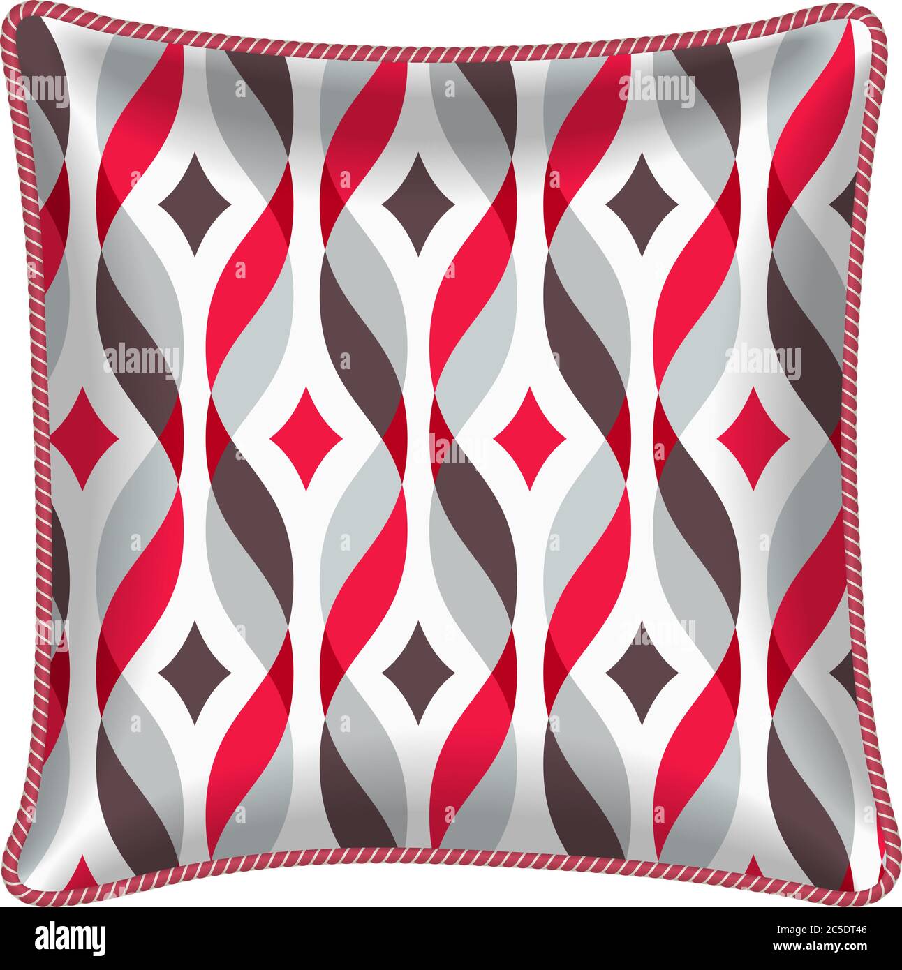 Tangled red ribbon Stock Vector Images - Alamy