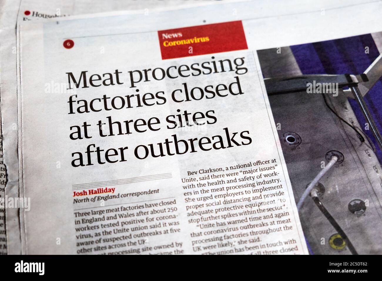 "Meat processing factories closed at three sites after outbreaks ...