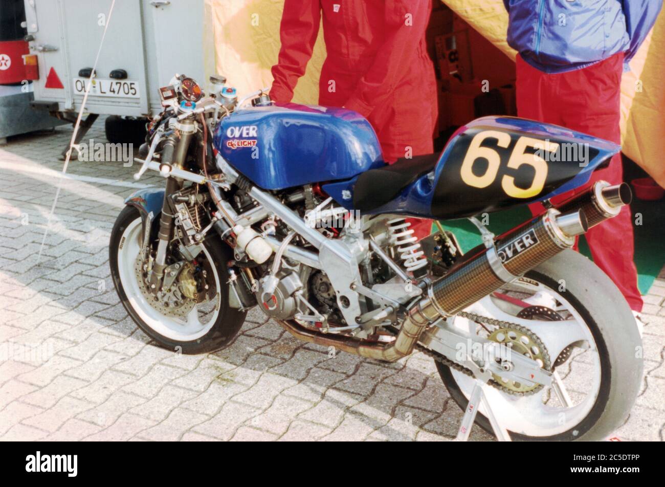 Over Racing Projects Super Mono Race Bike Stock Photo - Alamy