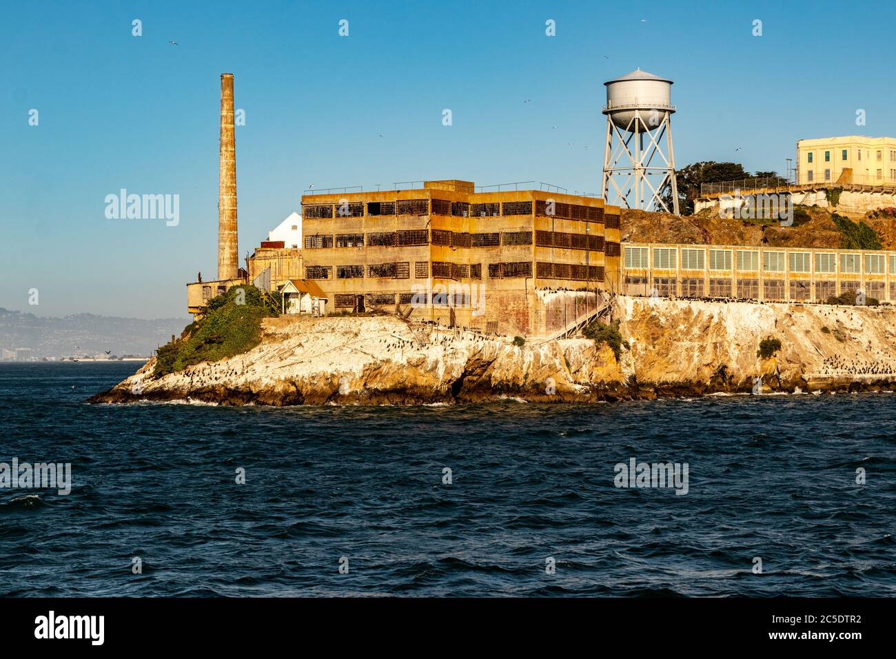View of Alcatraz Island from the water Stock Photo - Alamy
