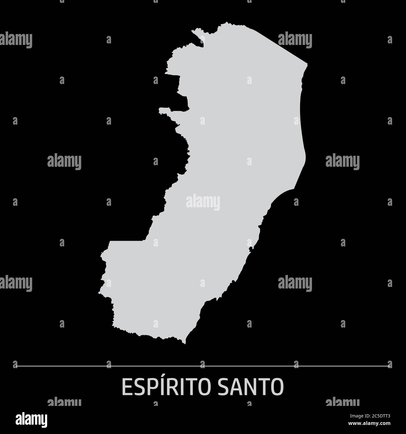 Espirito Santo State map icon Stock Vector Image & Art - Alamy