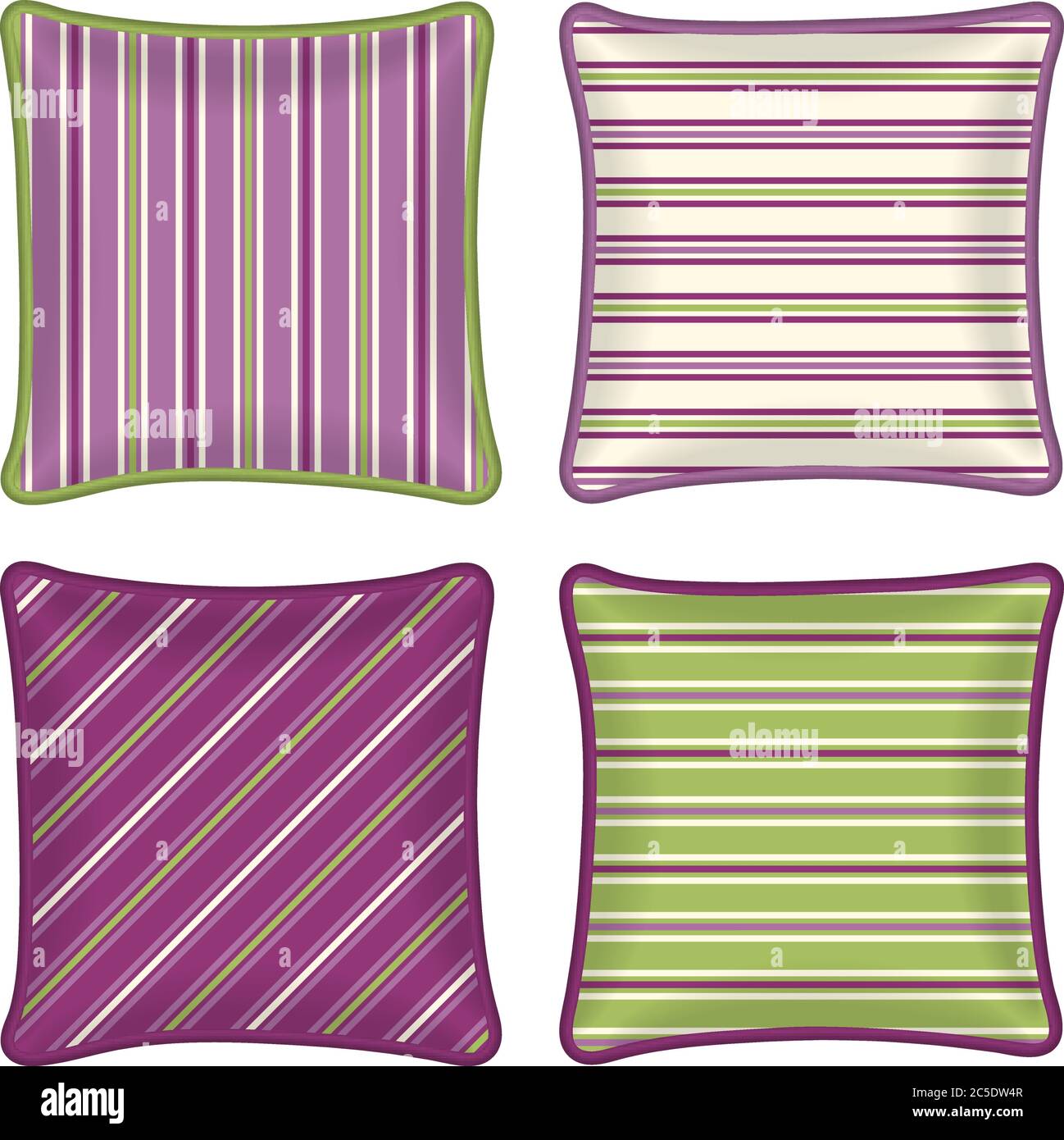 Luxury throw pillows Stock Vector Images - Alamy