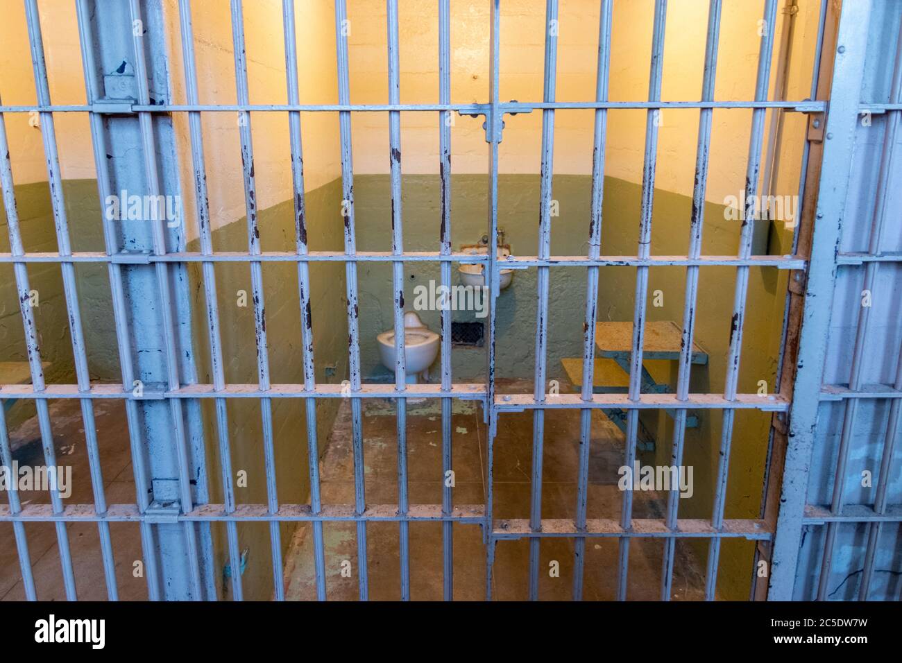 Interior cell block alcatraz hi-res stock photography and images - Alamy