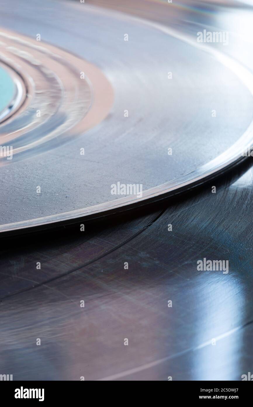 Generic Vinyl Records close up Stock Photo - Alamy