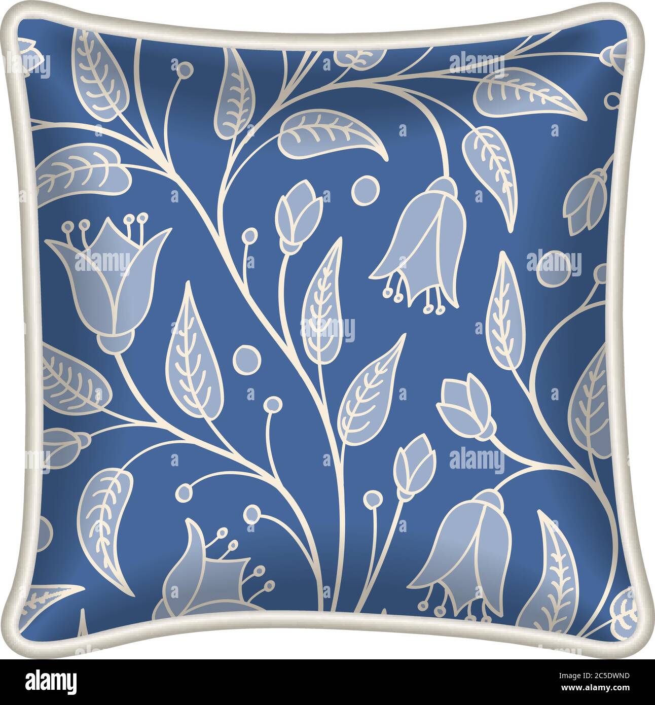 Dark blue bedding Stock Vector Images - Alamy