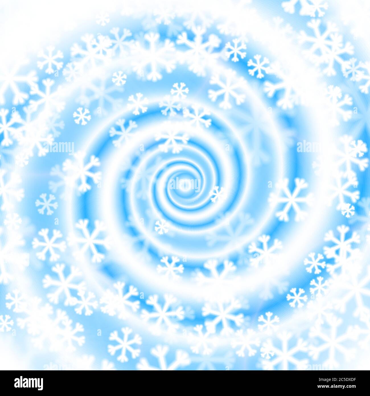 Light blue winter background - Snow blizzard swirl. Vector illustration ...