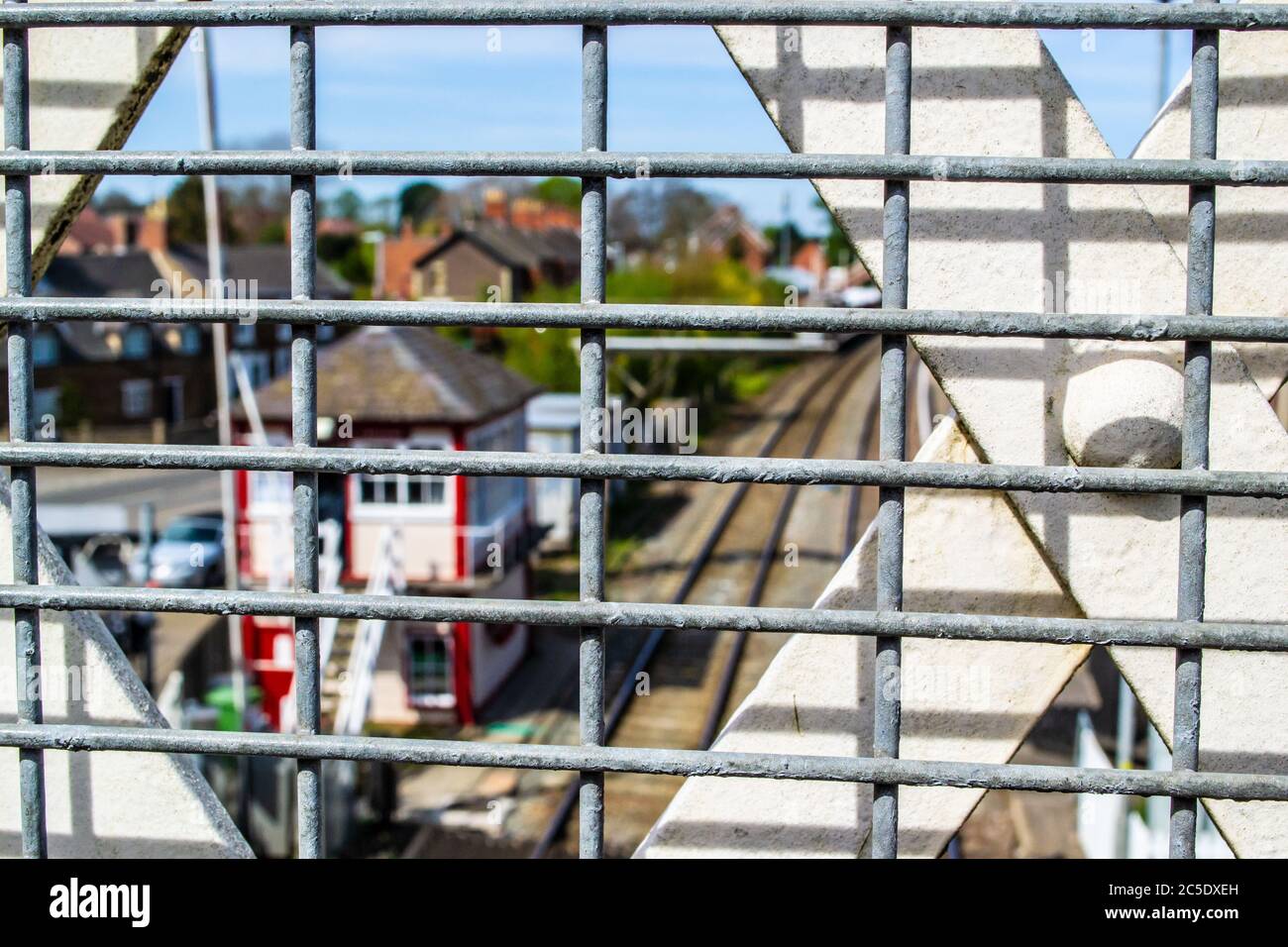 Oakham level crossing signal box hi-res stock photography and images ...